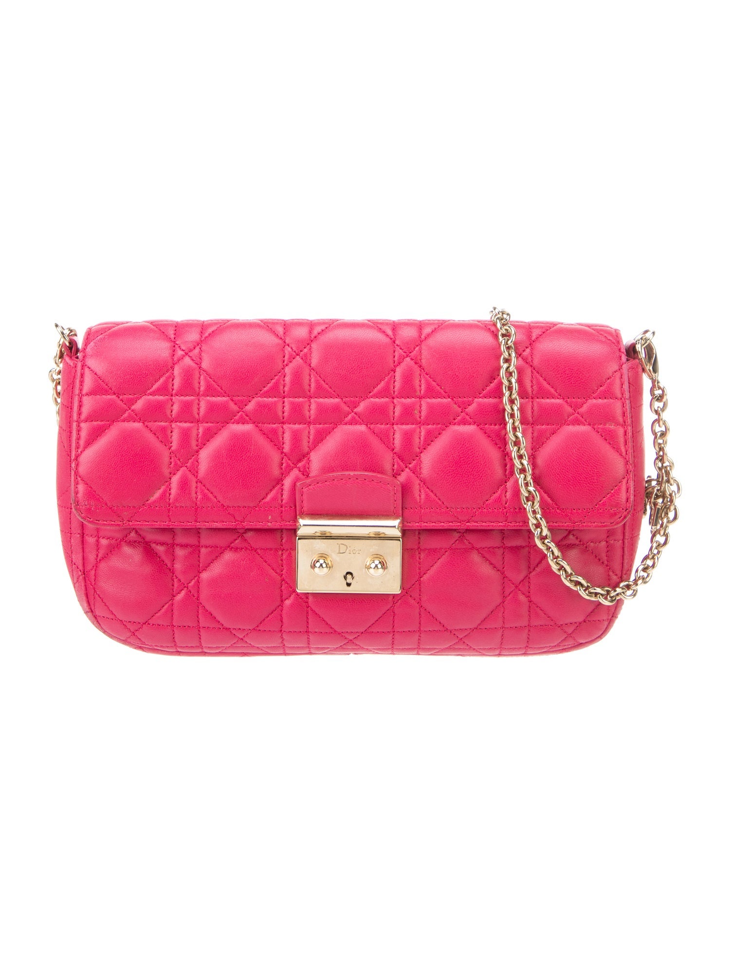 Christian Dior Small Cannage Miss Dior Bag - Pink Crossbody Bags ...