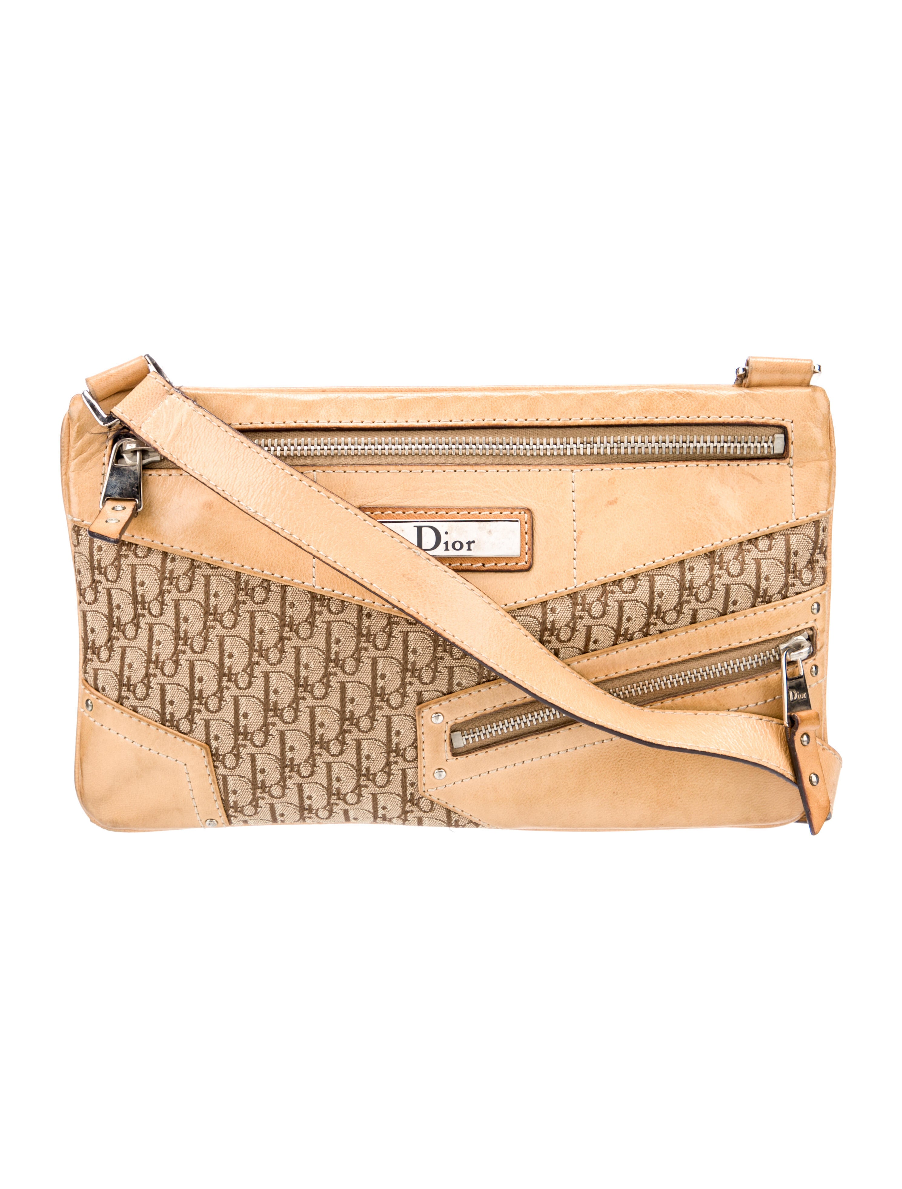 Christian Dior Vintage Diorissimo Crossbody Bag - Neutrals Crossbody ...