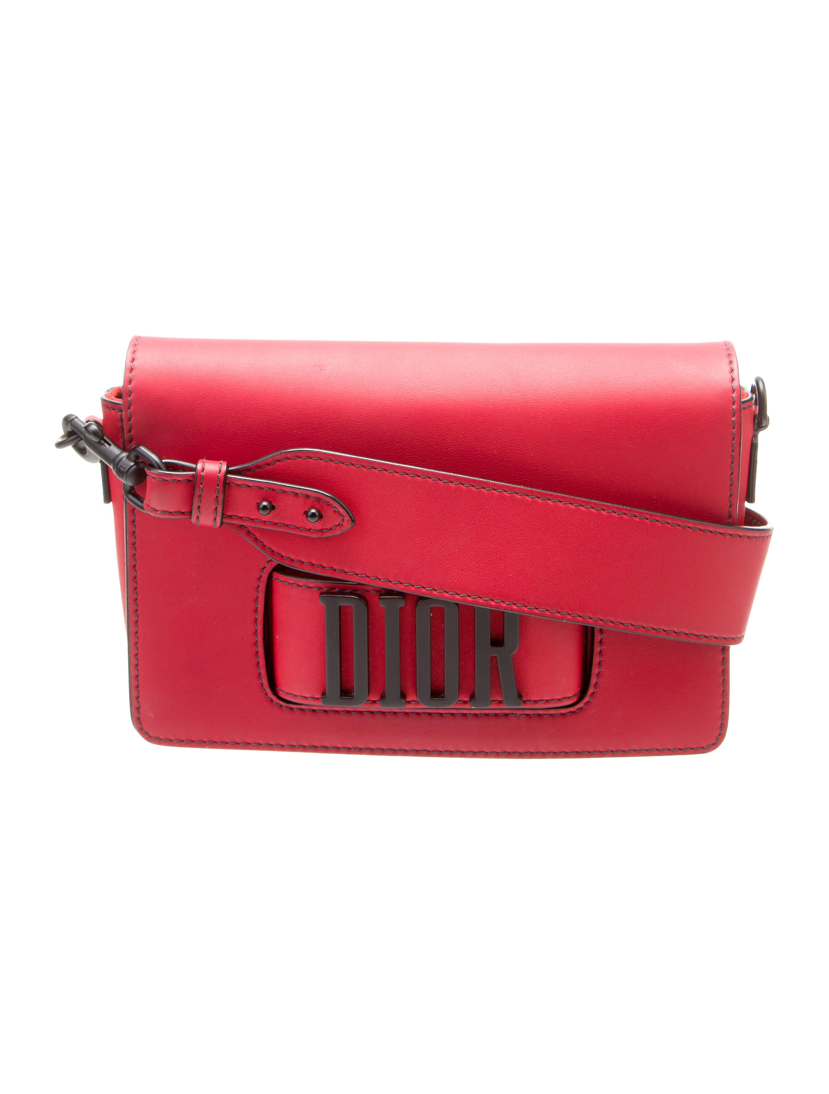 Christian Dior Medium Dio(r)evolution Flap Bag - Red Crossbody Bags ...