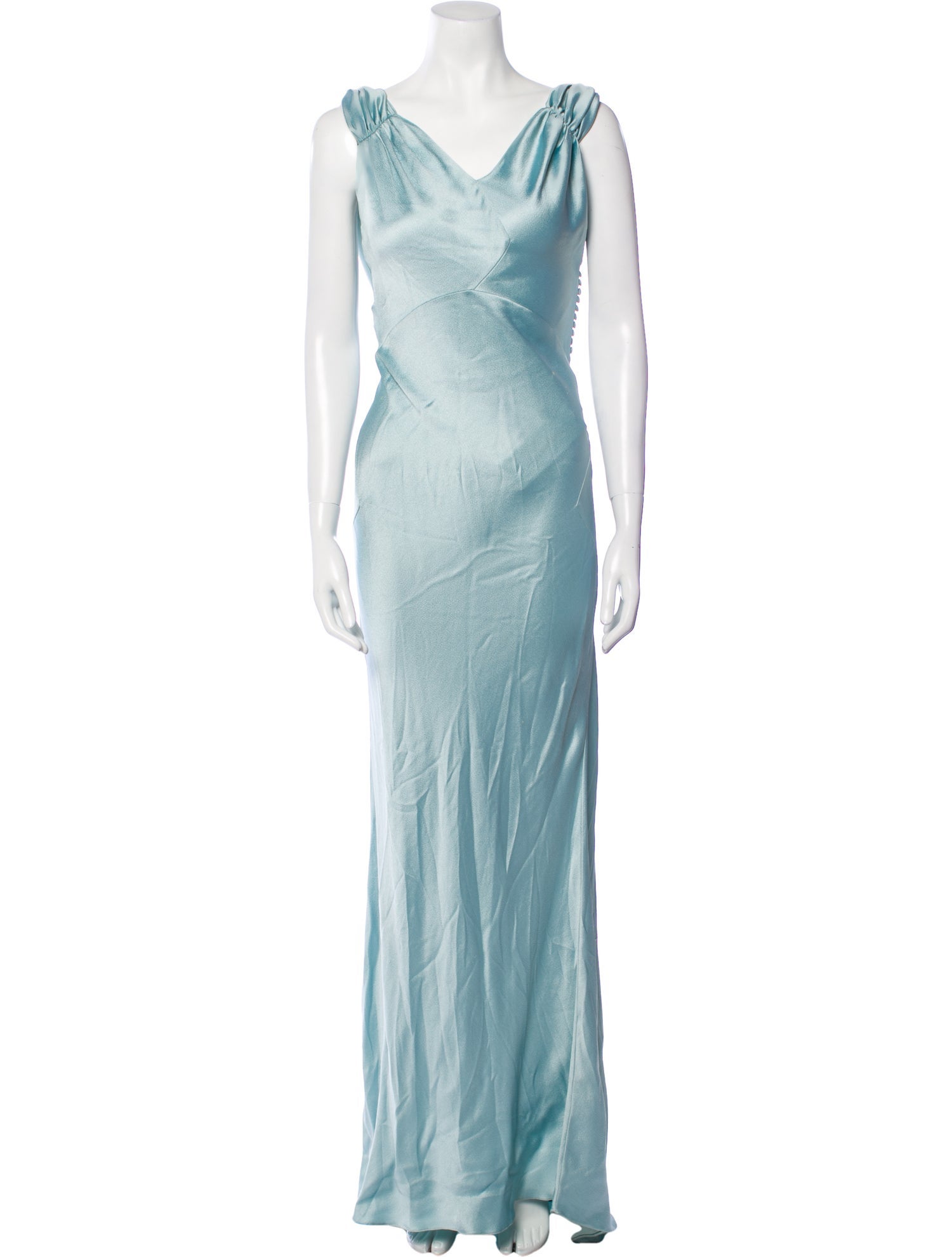 Christian Dior Vintage Long Dress - Blue Dresses, Clothing - CHR430339 ...