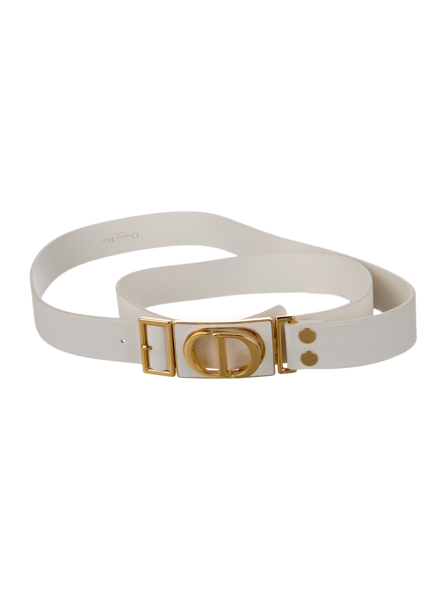 Christian Dior Belt - White Belts, Accessories - CHR430603 | The RealReal