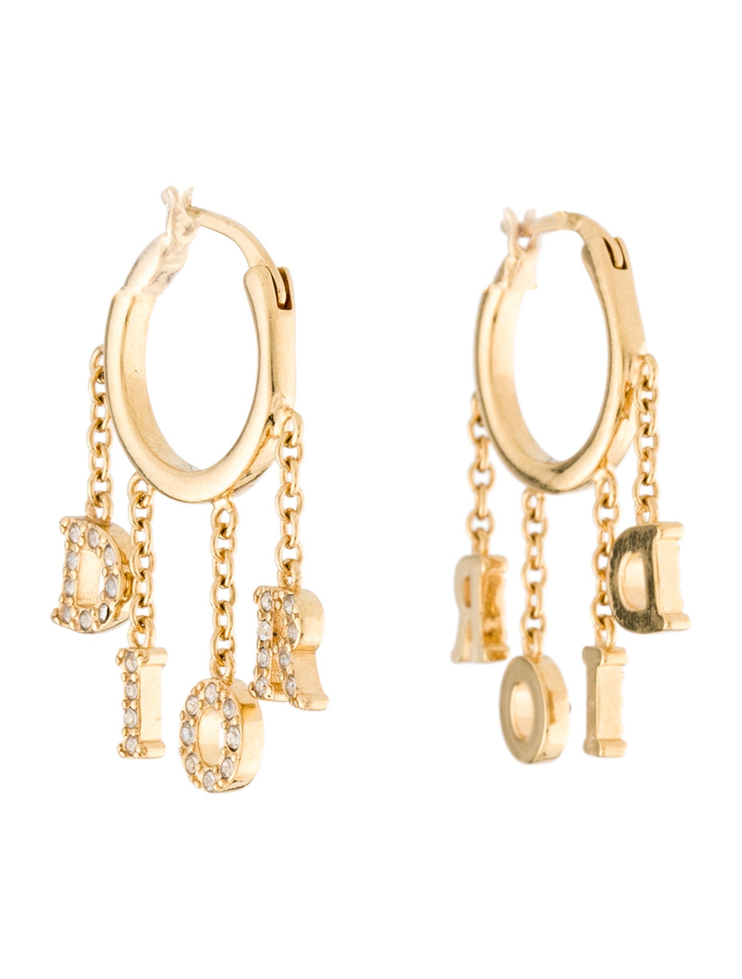 Christian Dior Dio(r)evolution Earrings - Gold-Plated Drop, Earrings ...