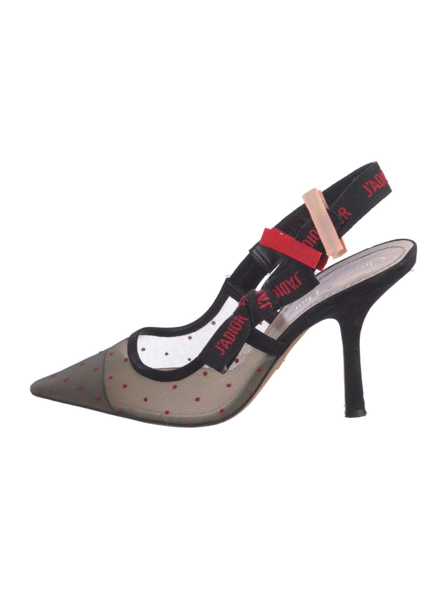 Christian Dior J'Adior Printed Slingback Pumps - Black Pumps, Shoes ...