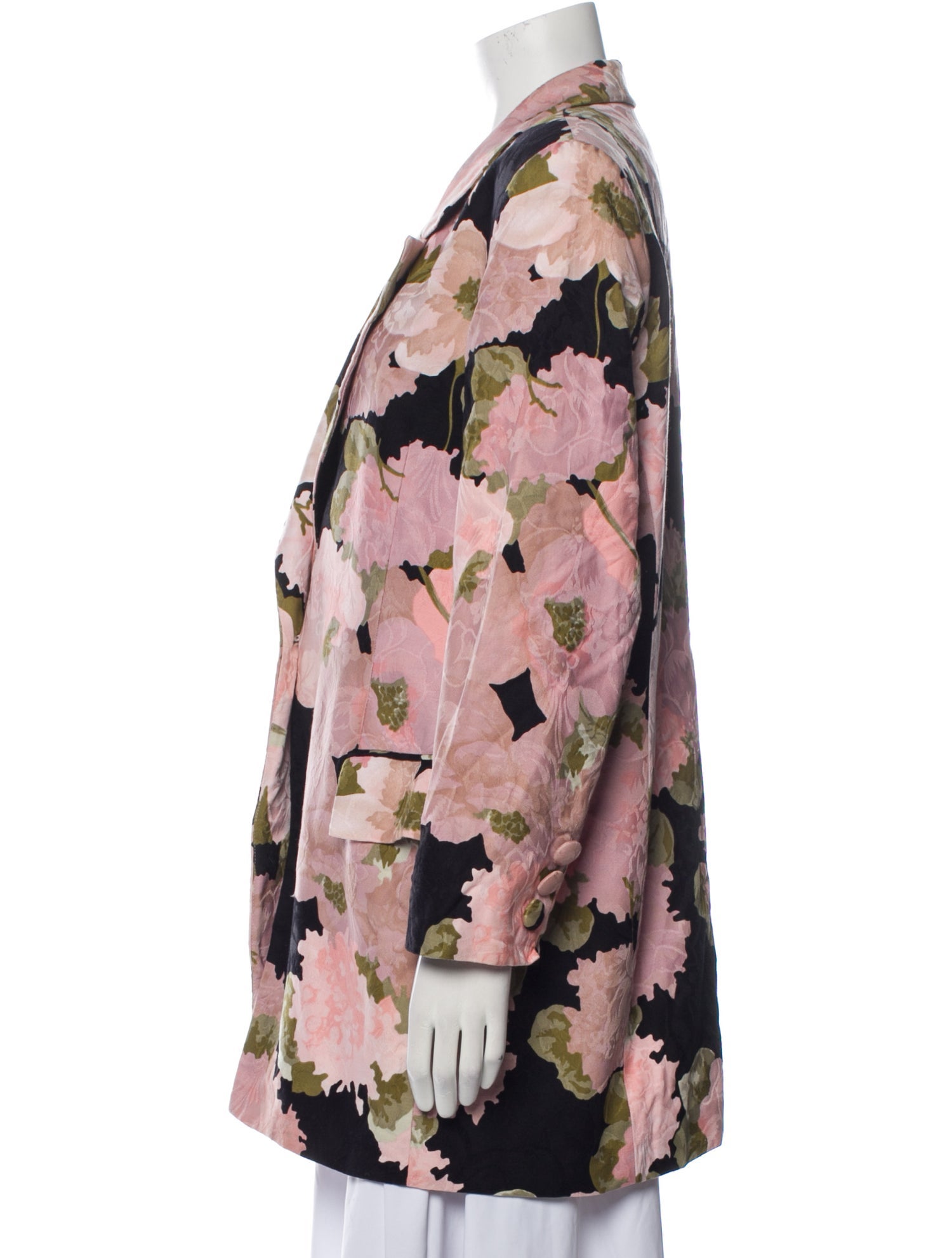Christian Dior Floral Print Jacket - Black Jackets, Clothing ...
