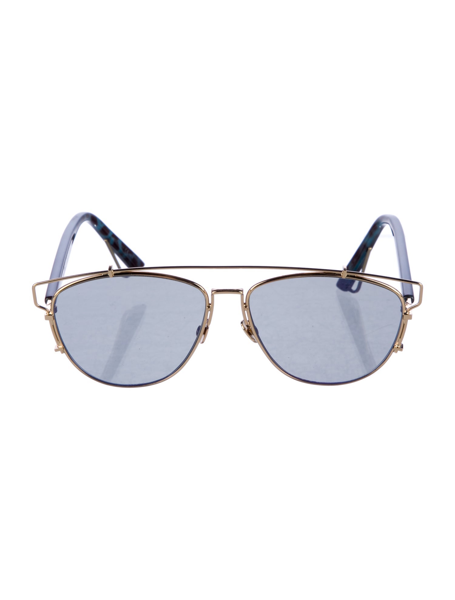 Christian Dior Aviator Mirrored Sunglasses - Black Sunglasses ...
