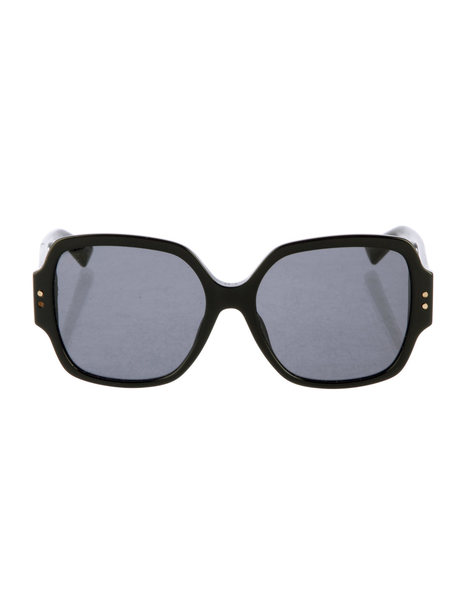 Christian Dior Cannage Pattern Oversize Sunglasses - Black Sunglasses ...