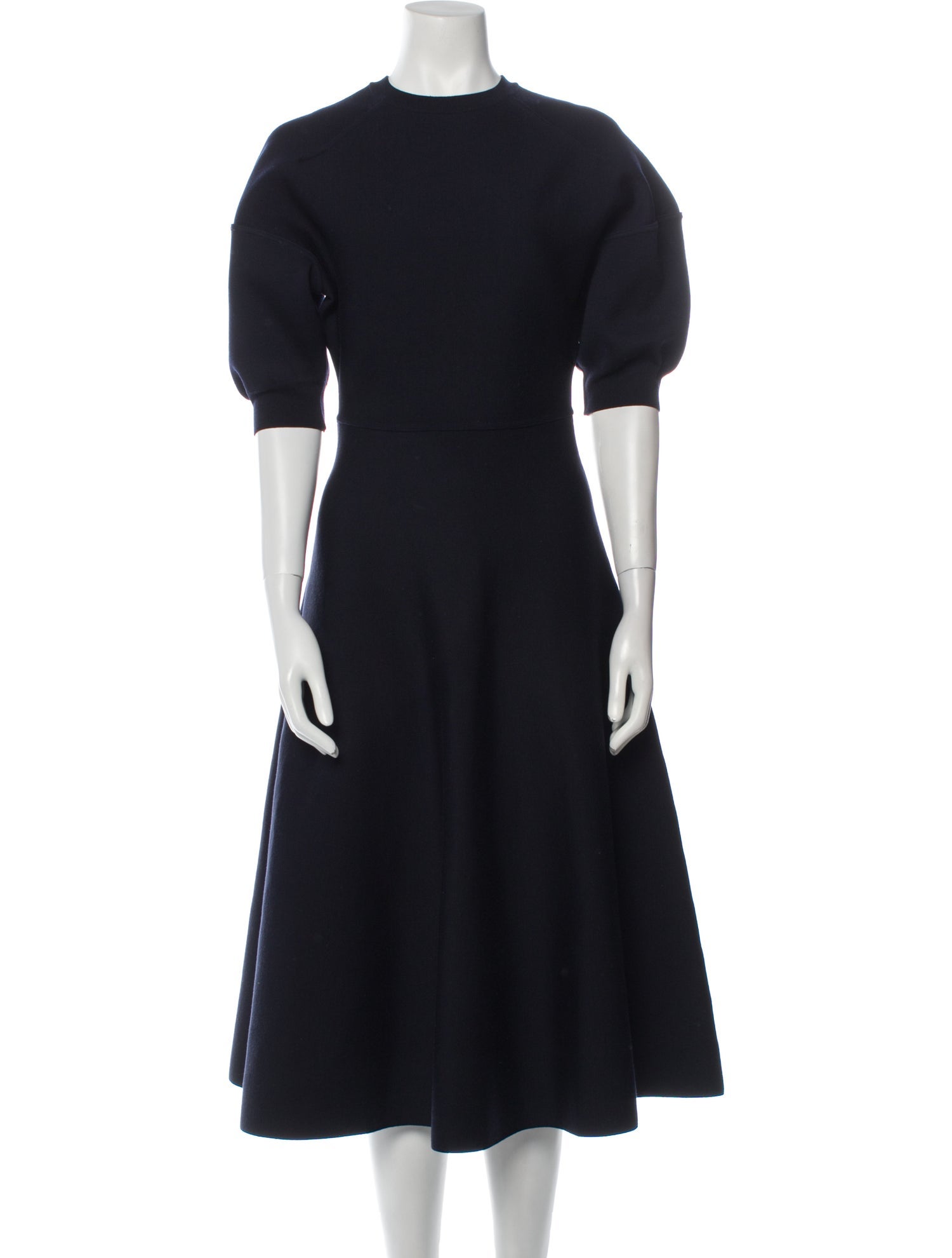 Christian Dior Crew Neck Long Dress - Blue Dresses, Clothing ...