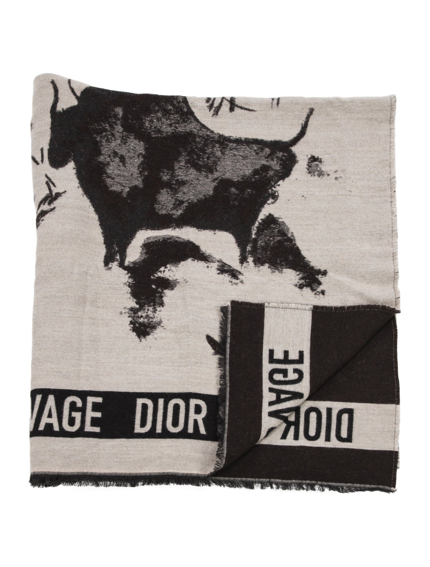 Christian Dior Sauvage Animal Motif Blanket - Neutrals Bedding, Bedding ...