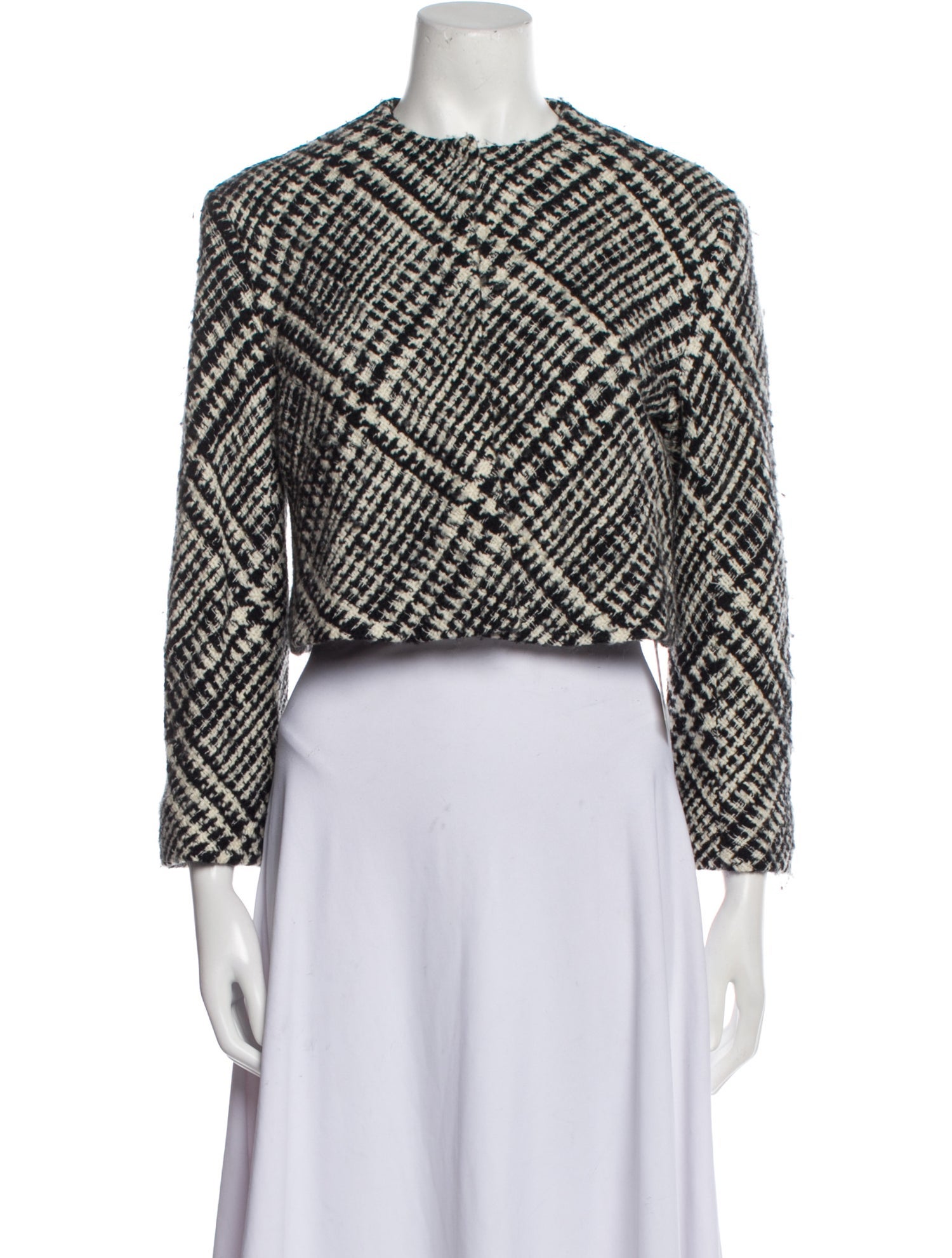 Christian Dior Plaid Print Jacket - Neutrals Jackets, Clothing ...