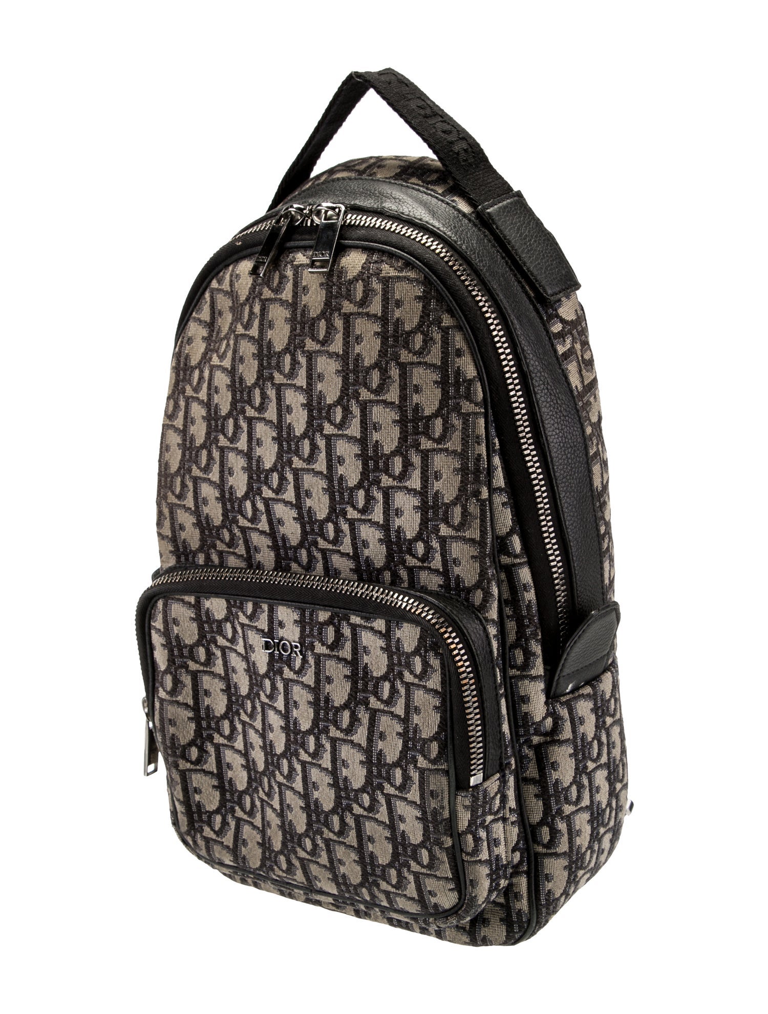 DIOR MEN Mini Oblique Rider Sling Backpack - Neutrals Backpacks, Bags ...