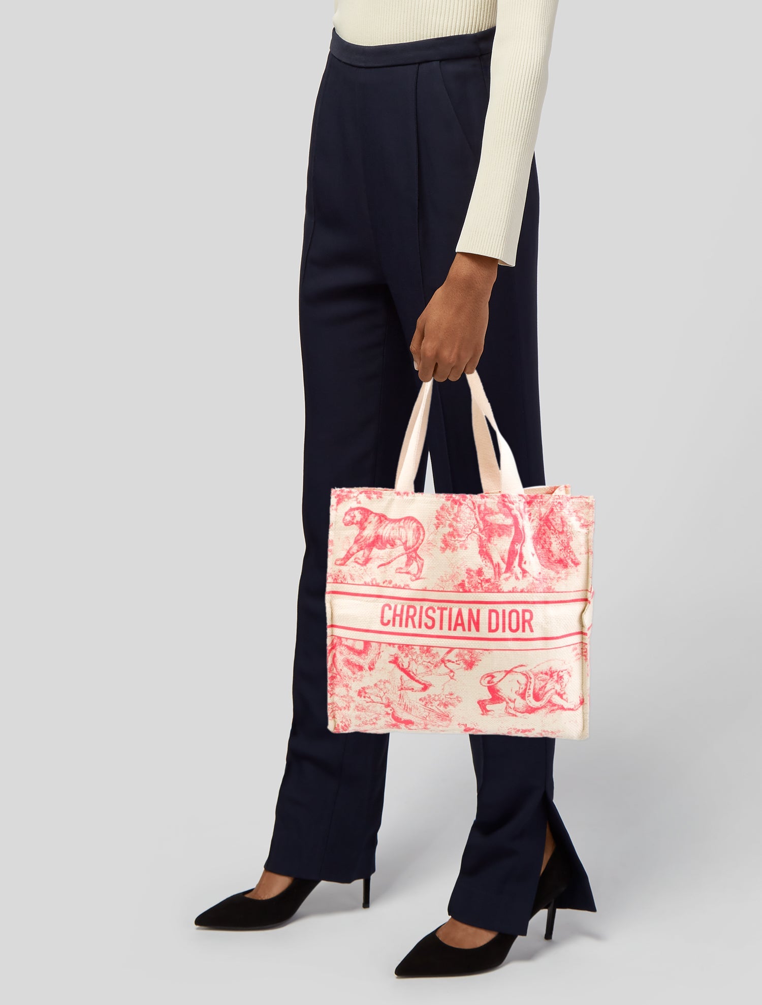 Christian Dior Straw Dioriviera Tote - Neutrals Totes, Handbags ...