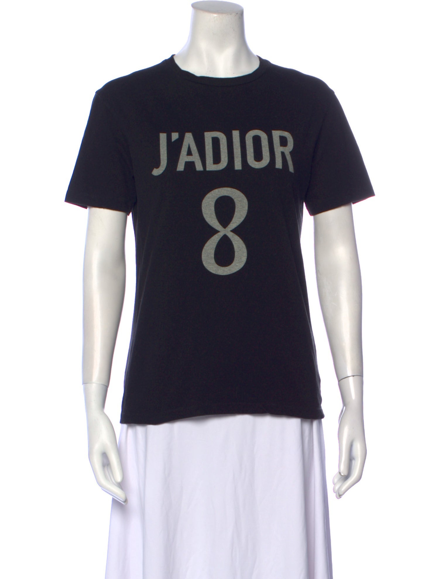 Christian Dior Graphic Print Crew Neck T-Shirt - Black Tops, Clothing ...