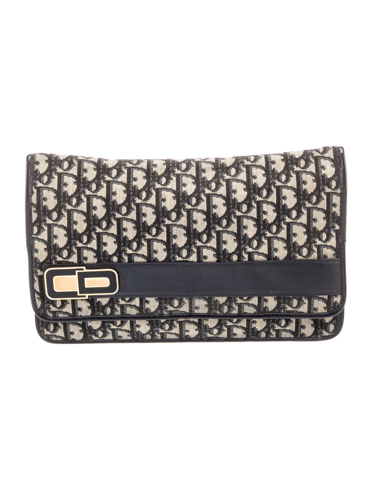 Christian Dior Dior Vintage Diorissimo Clutch - Blue Clutches, Handbags ...