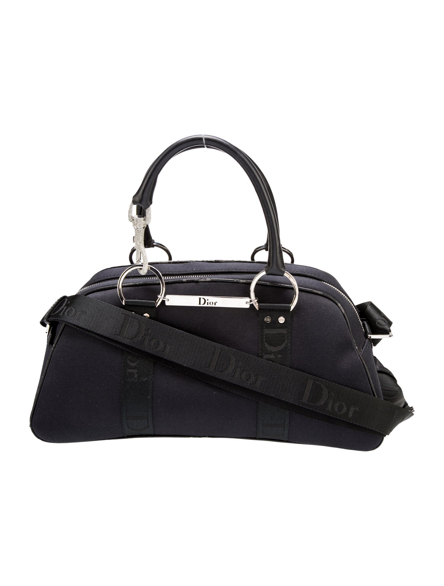 Christian Dior Vintage Hardcore Boston Bag - Black Handle Bags ...