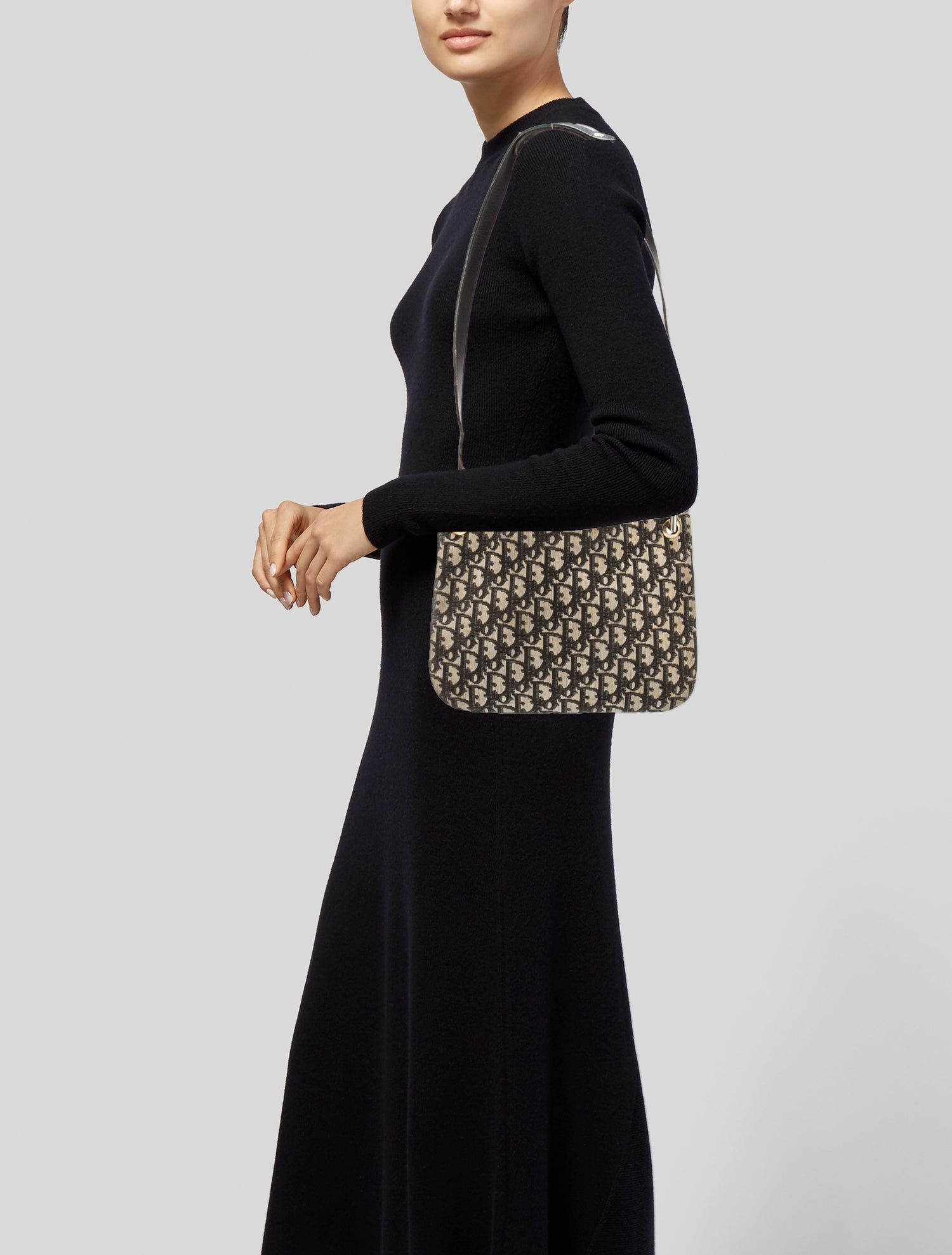 Christian Dior Diorissimo Chain Shoulder Bag - Blue Shoulder Bags ...