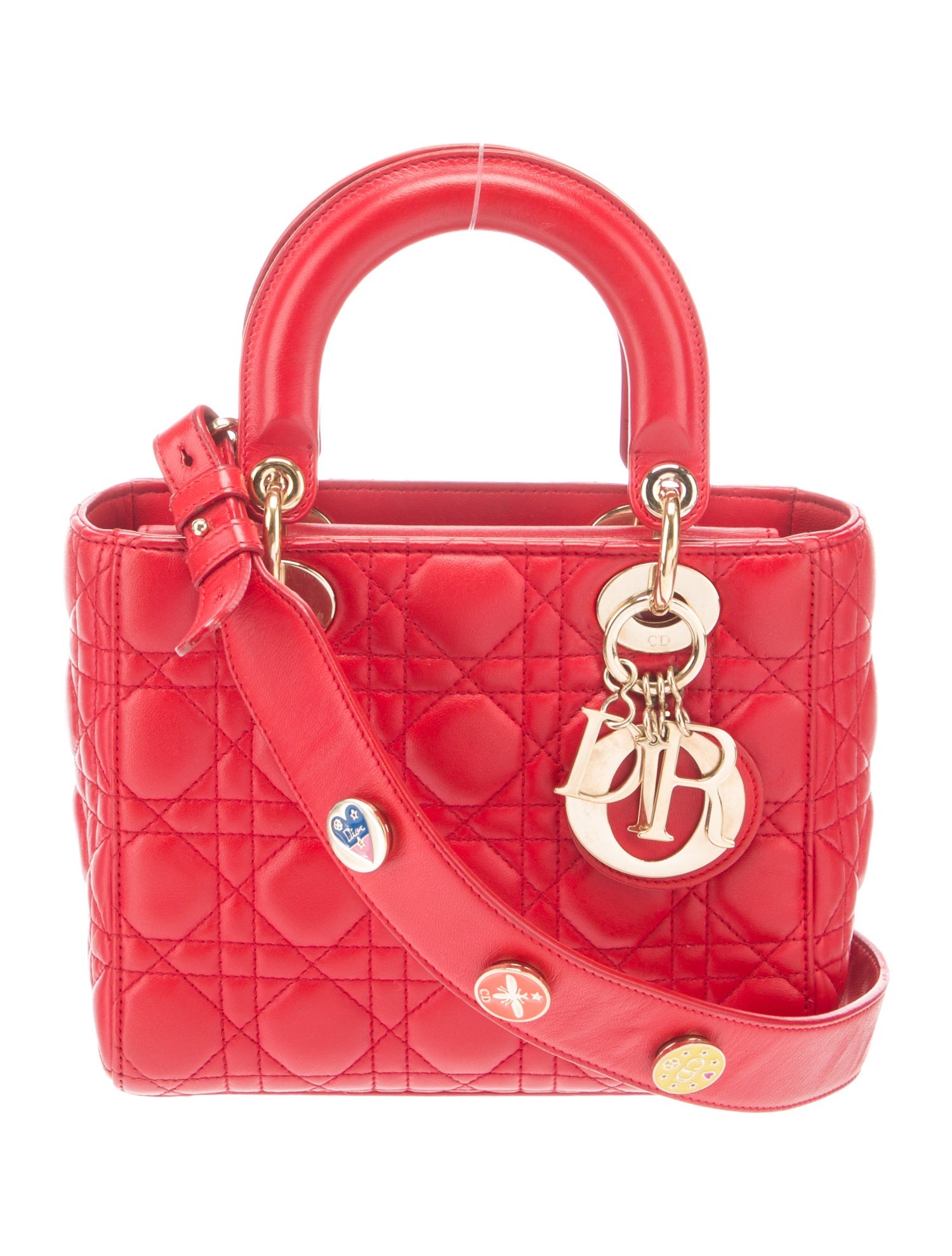 Christian Dior Medium Cannage Lady Dior Bag - Handle Bags, Handbags ...