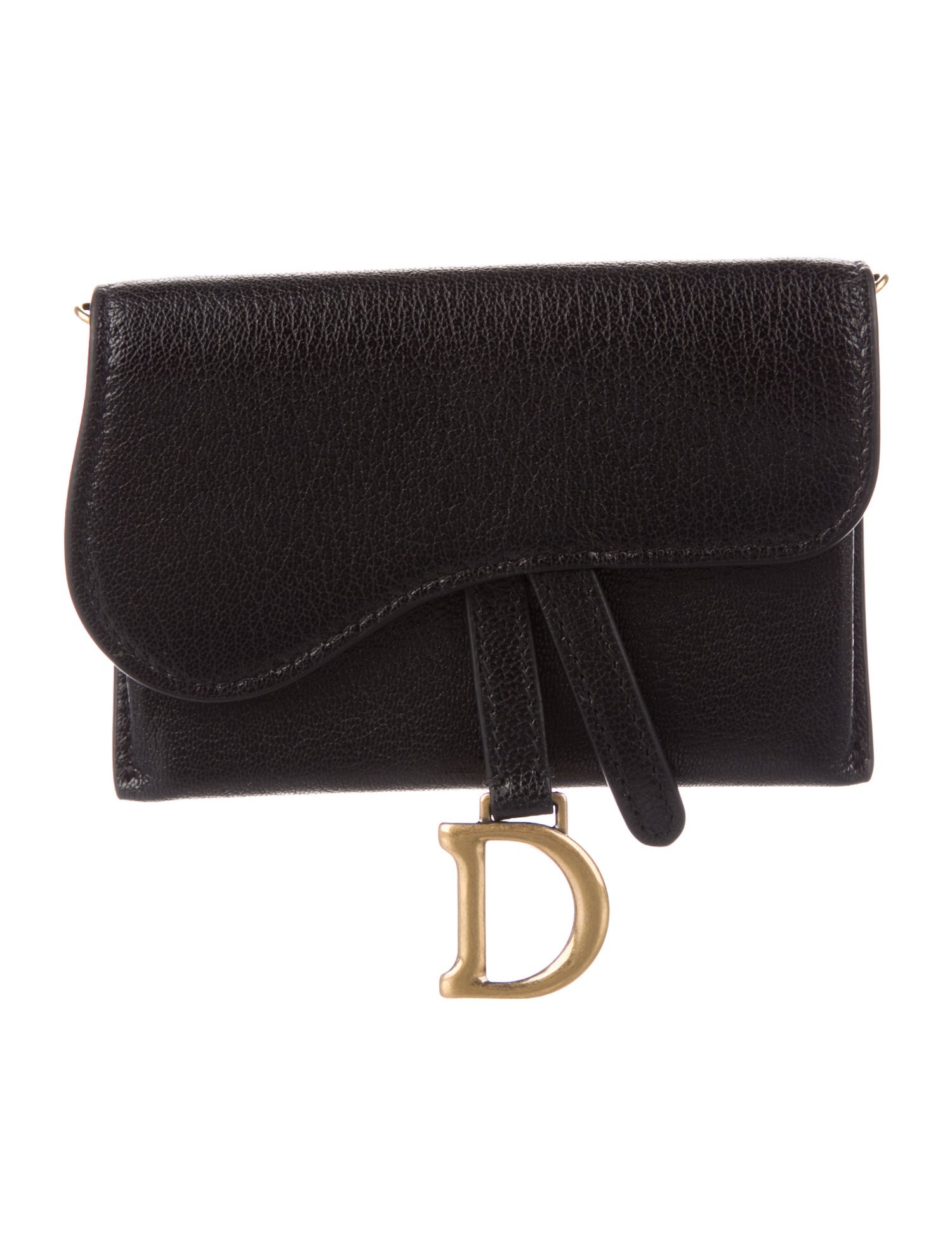 Christian Dior 2020 Leather Trifold Wallet - Black Wallets, Accessories ...