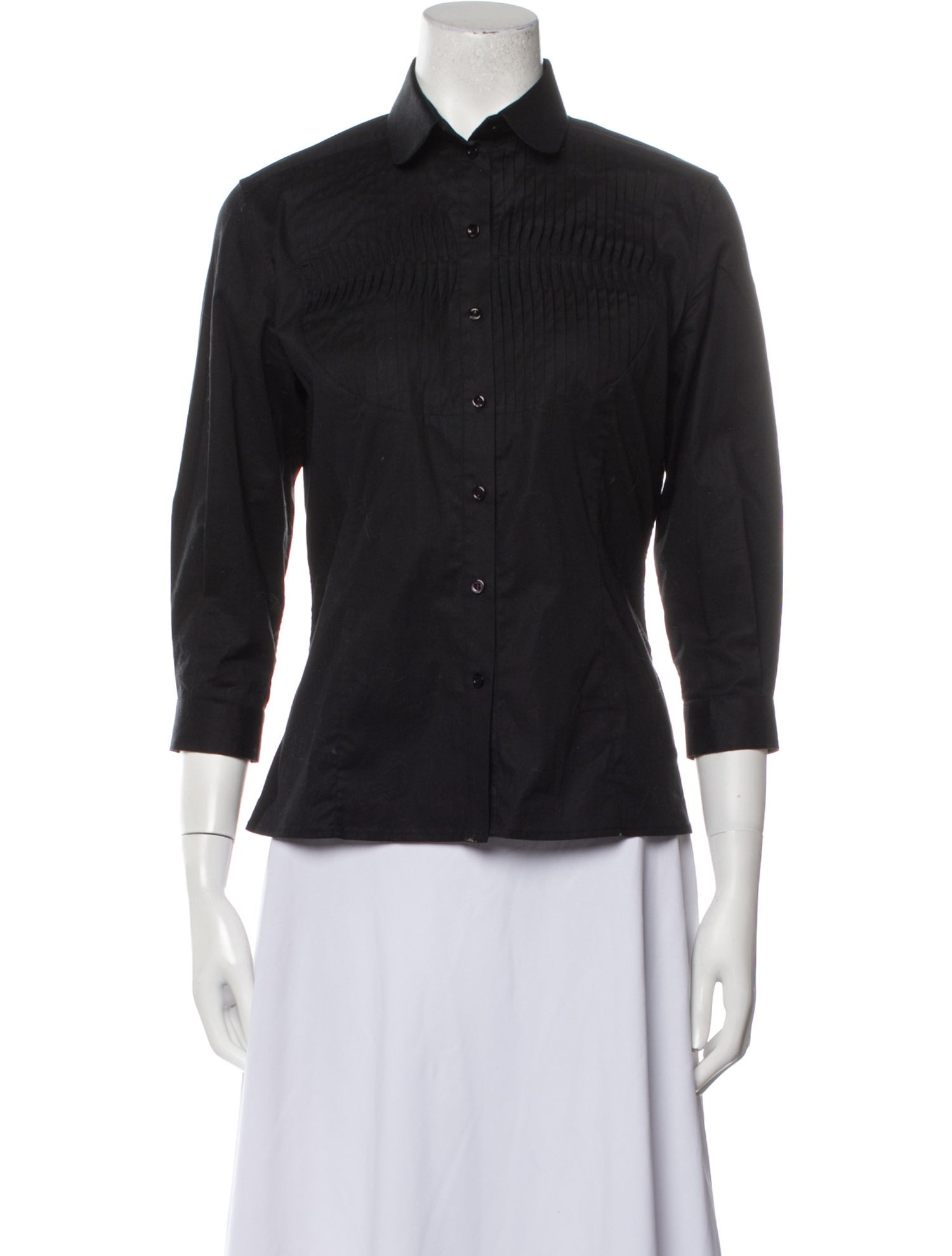 Christian Dior Vintage 2008 Button-Up Top - Black Tops, Clothing ...