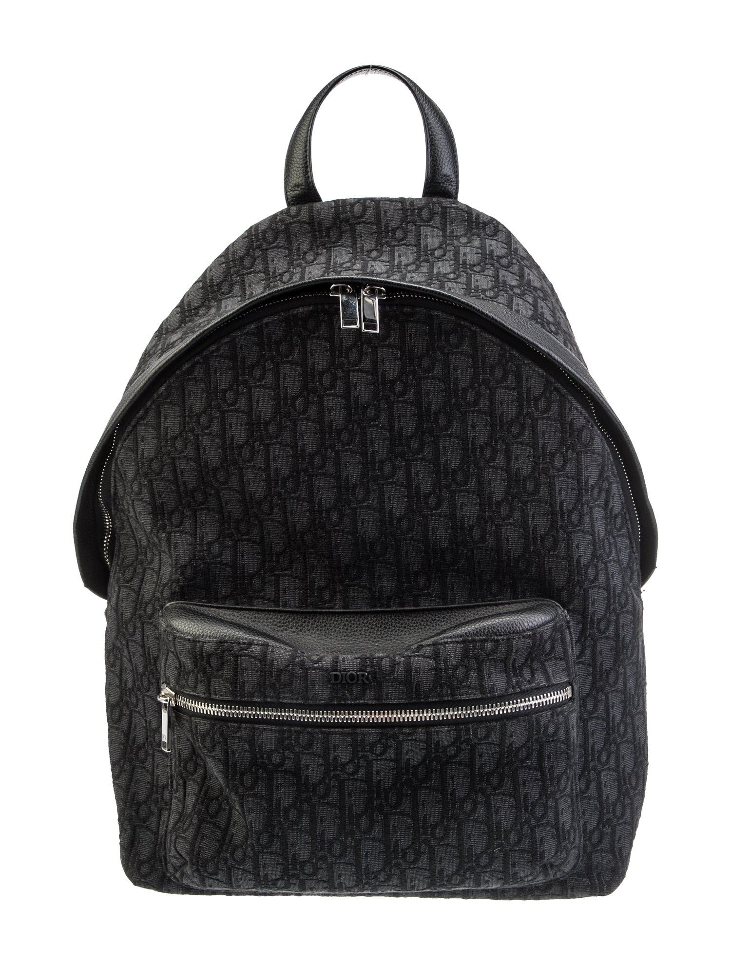 DIOR MEN Oblique Jacquard Rider 2021 - Blue Backpacks, Bags - CHR449588 ...