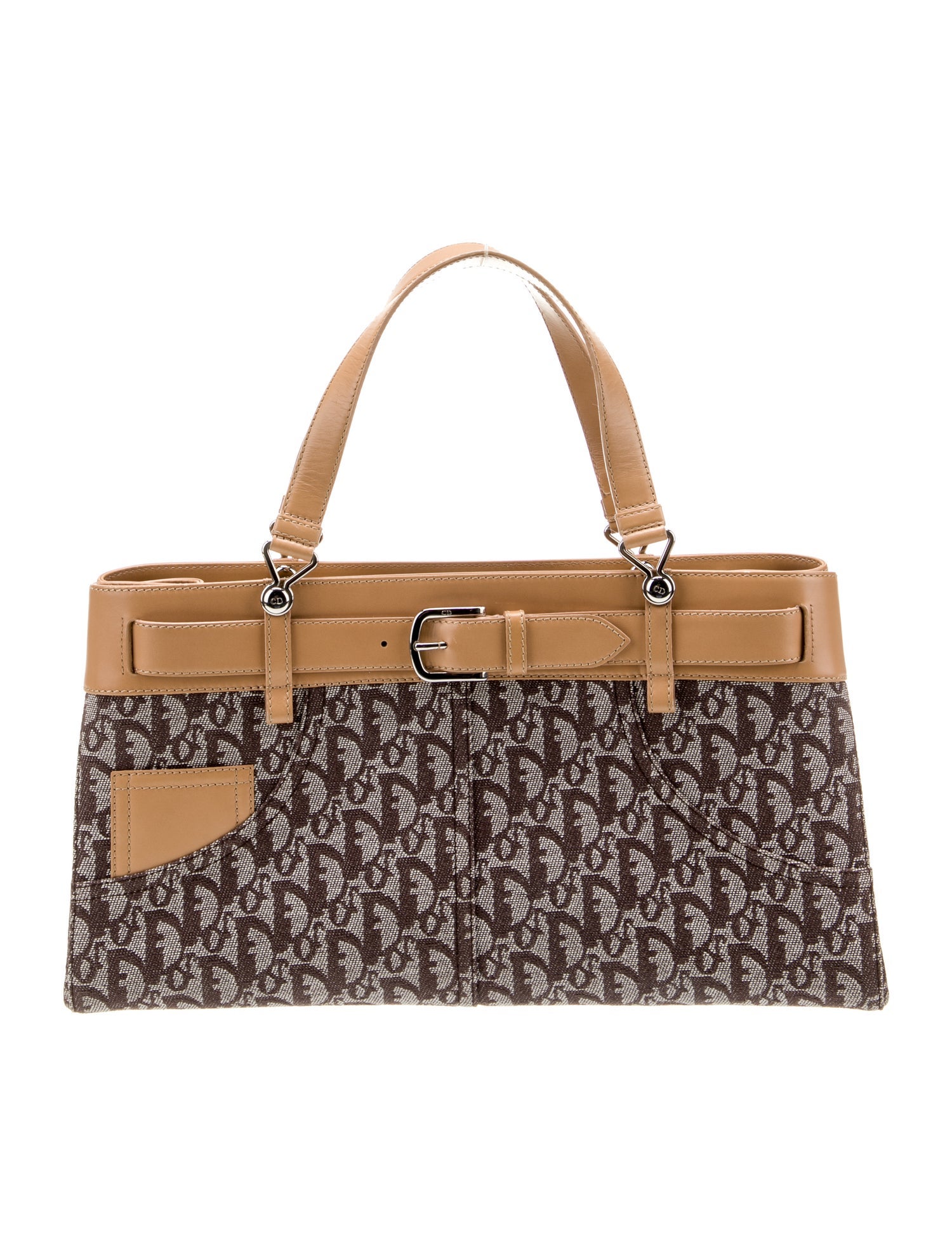 Christian Dior Diorissimo Top Handle Bag - Brown Handle Bags, Handbags ...