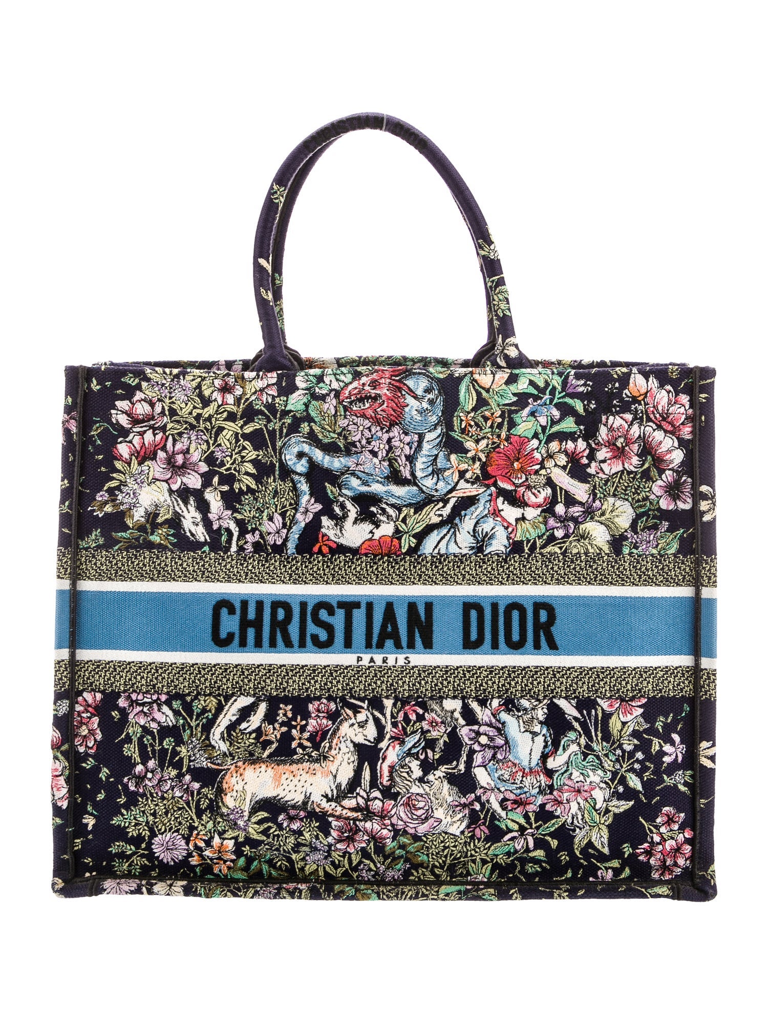Christian Dior Canvas Book 2022 - Blue Totes, Handbags - CHR462630 ...