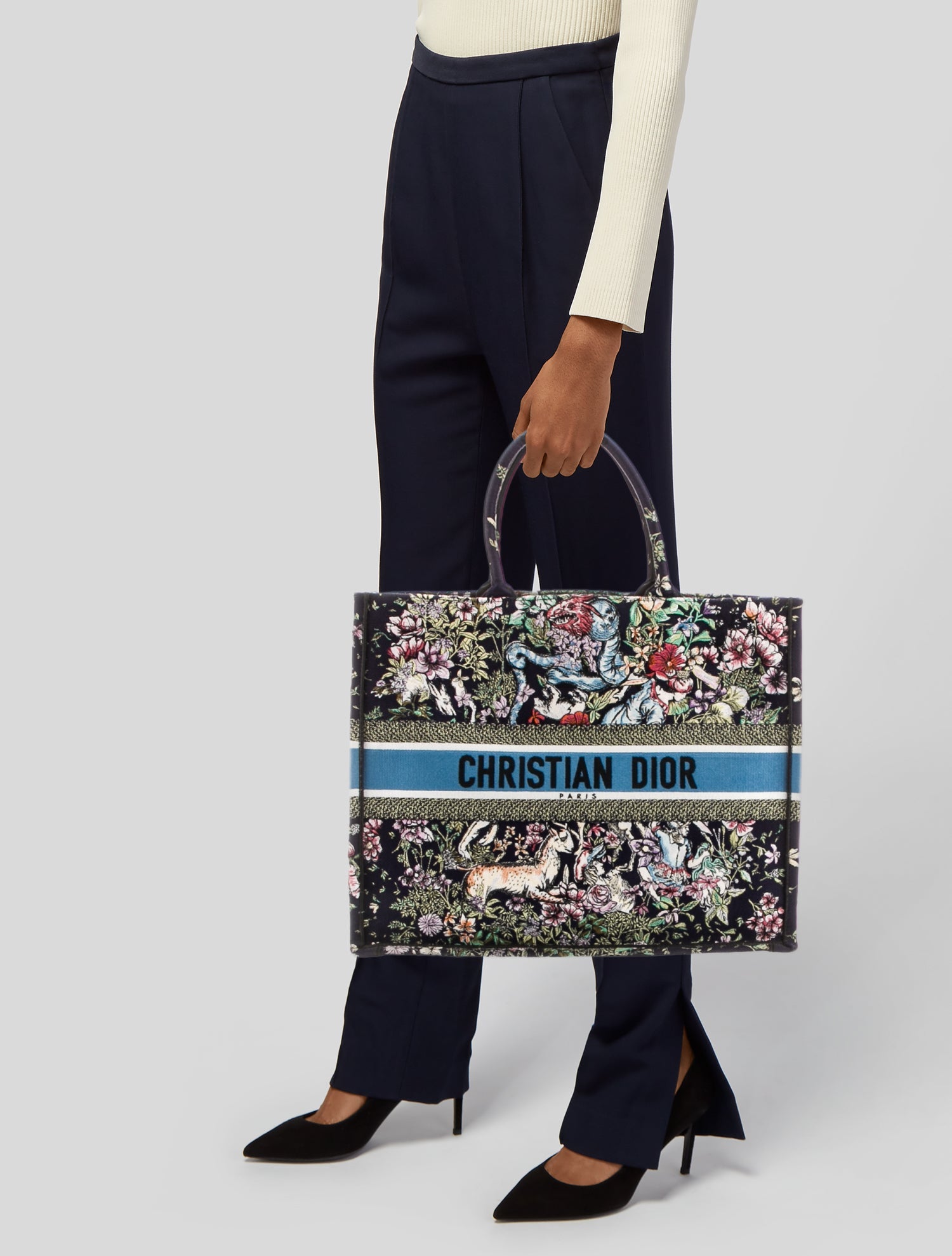 Christian Dior Canvas Book 2022 - Blue Totes, Handbags - CHR462630 ...
