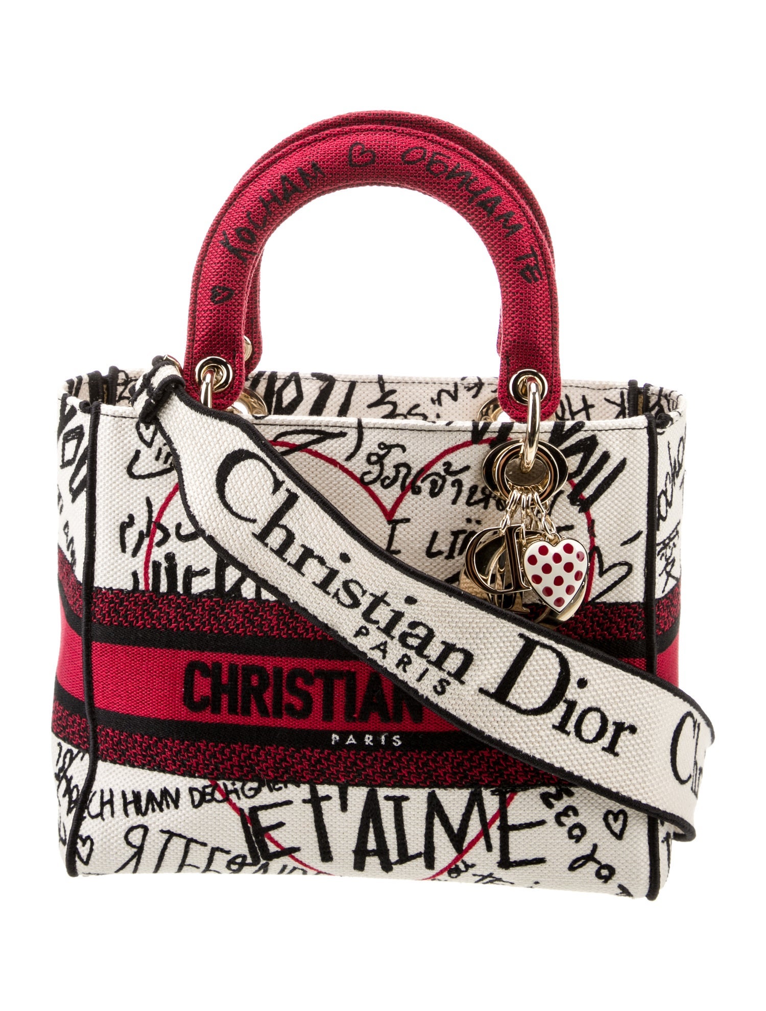 Christian Dior Canvas D-Lite Medium - Neutrals Handle Bags, Handbags ...