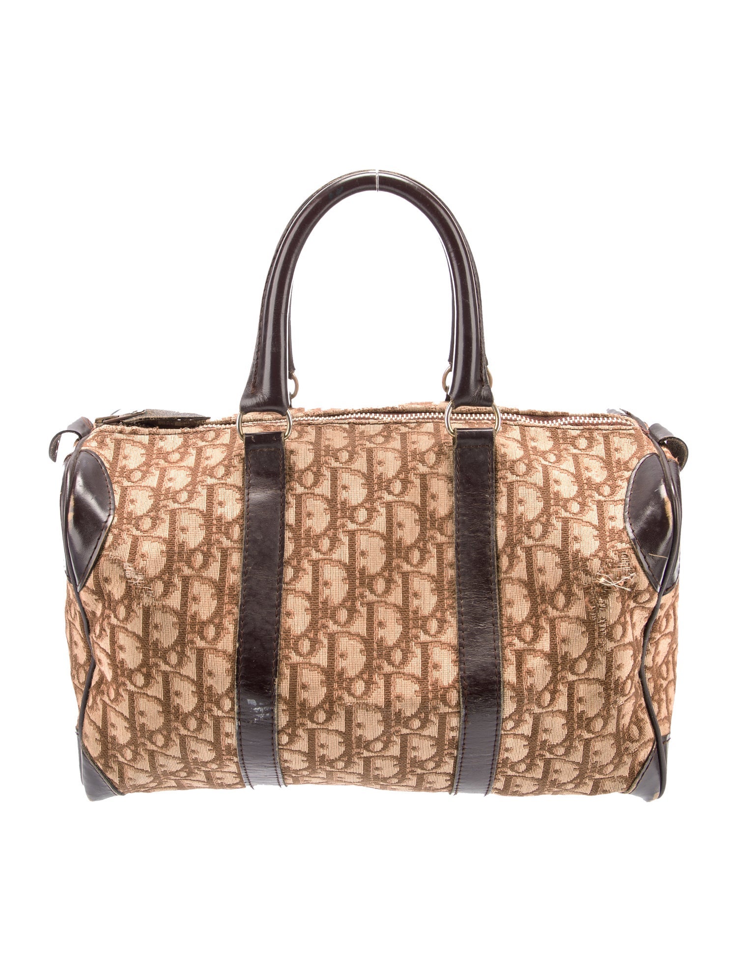 Christian Dior Diorissimo Top Handle Bag Vintage - Brown Handle Bags ...