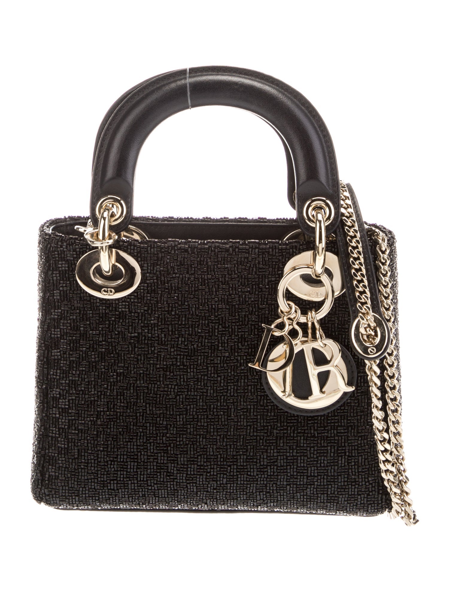 Christian Dior Lady Dior Mini 2021 - Black Handle Bags, Handbags ...