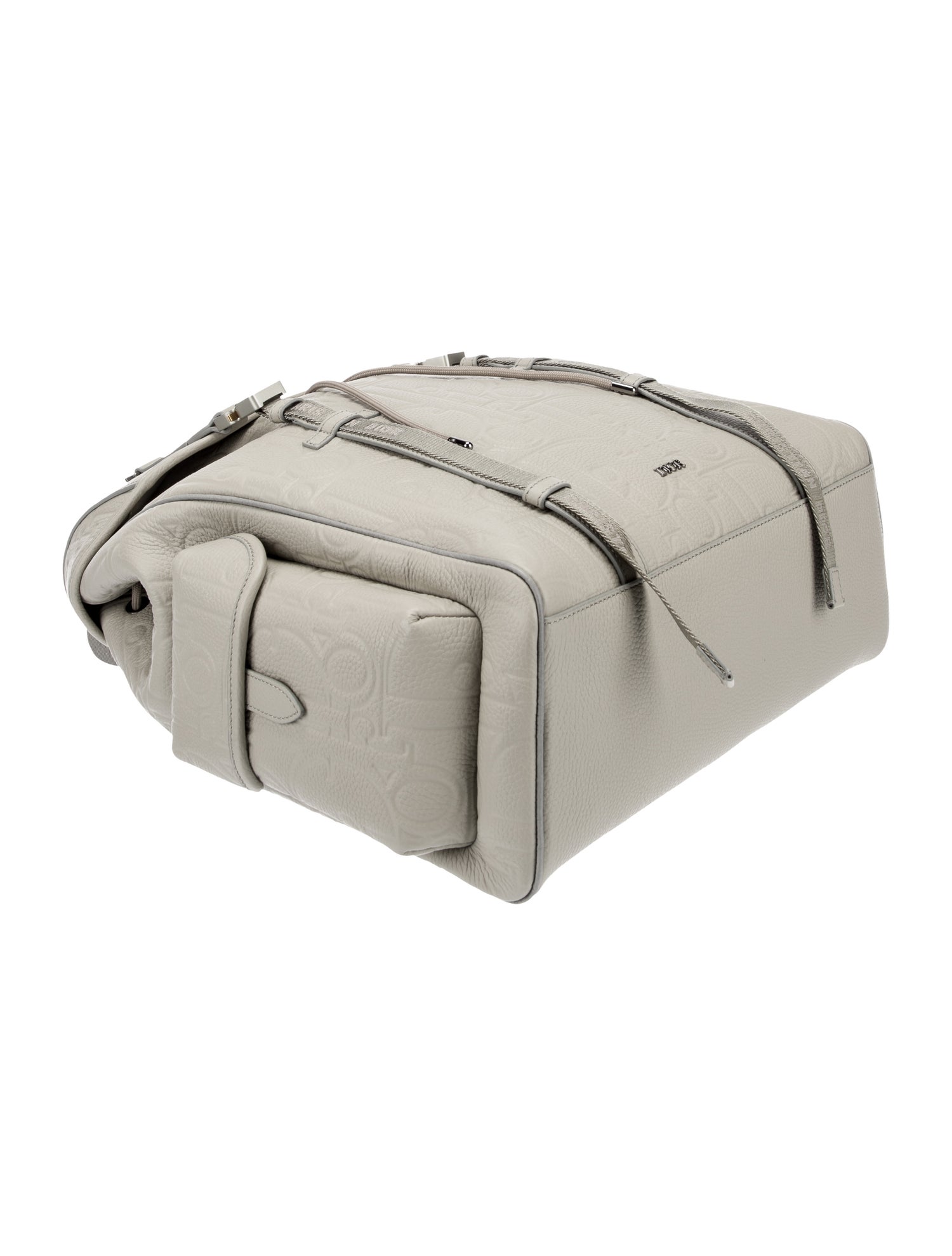 Christian Dior Leather Backpack - Grey Backpacks, Handbags - CHR457484 ...