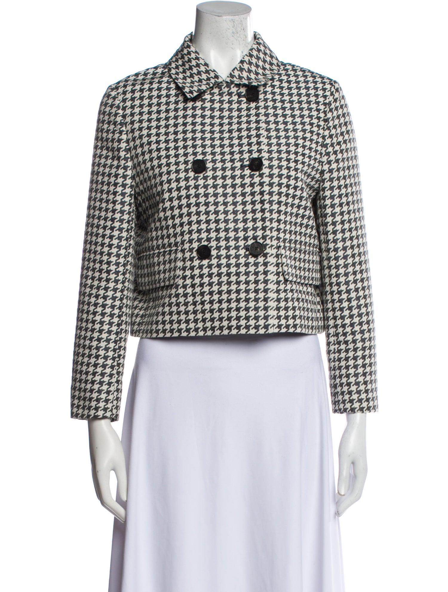 Christian Dior 2022 Houndstooth Print Jacket - Neutrals Jackets ...