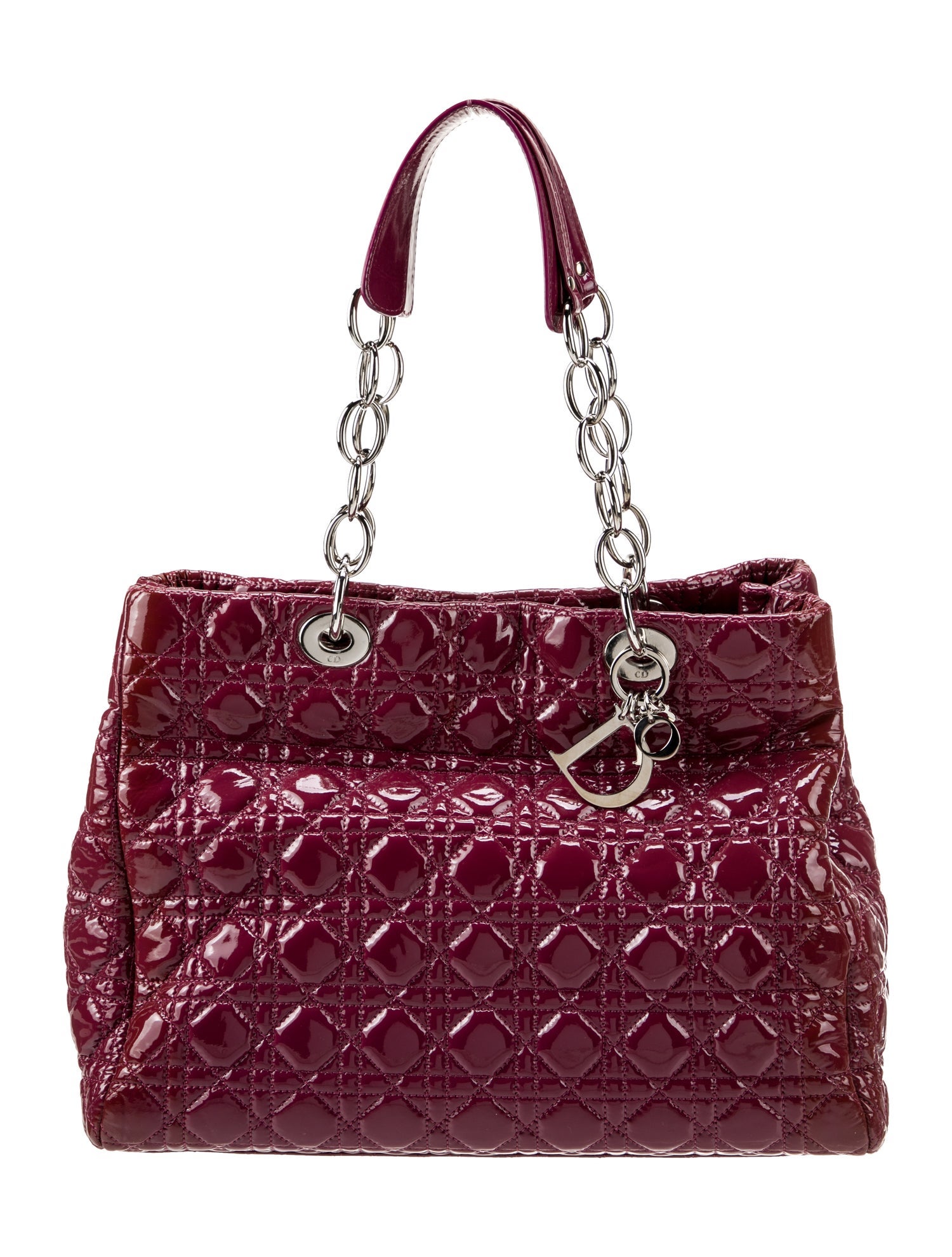 Christian Dior Cannage Lady Dior - Red Totes, Handbags - CHR463768 ...