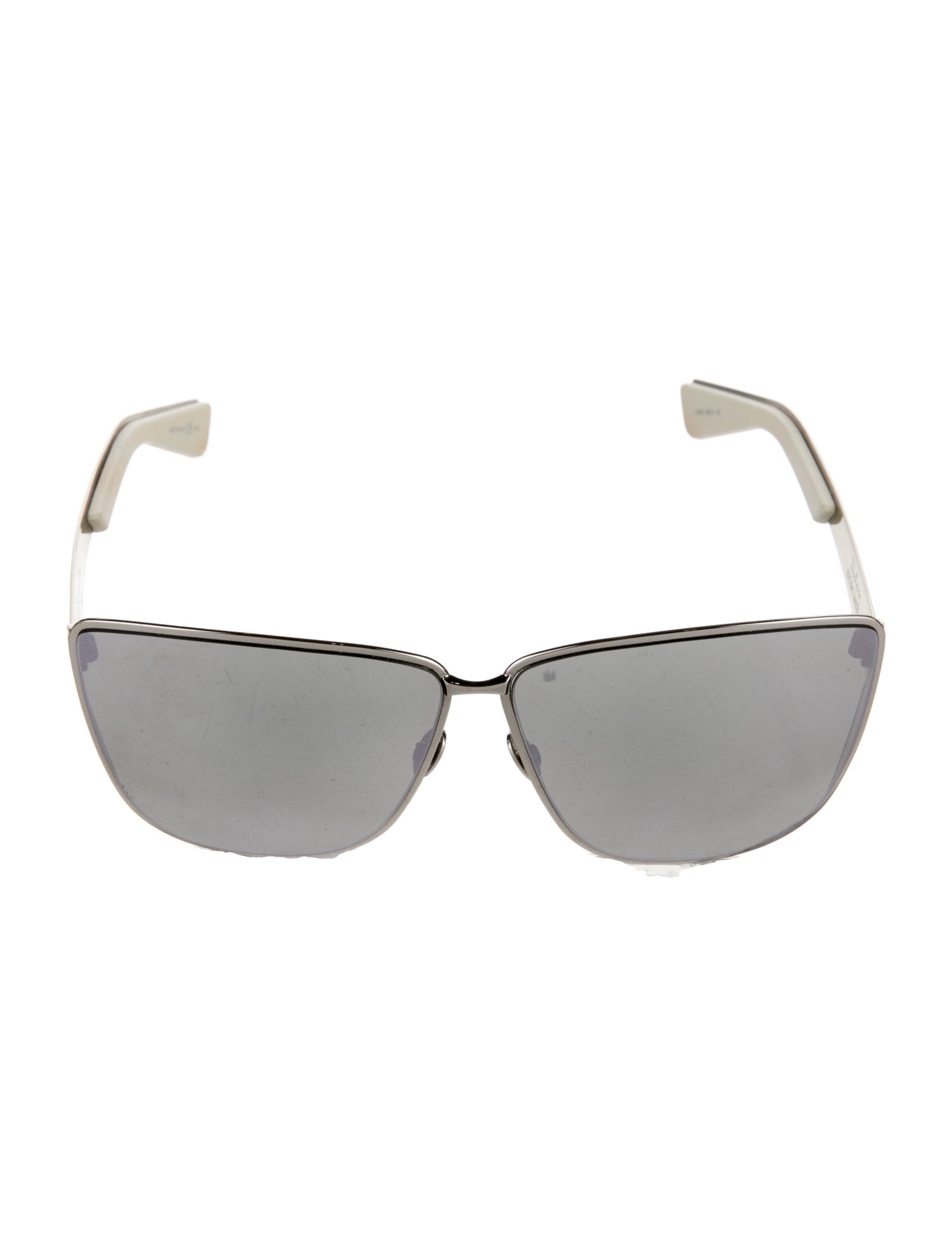 Christian Dior Cat-Eye Mirrored Sunglasses - Metallic Sunglasses ...