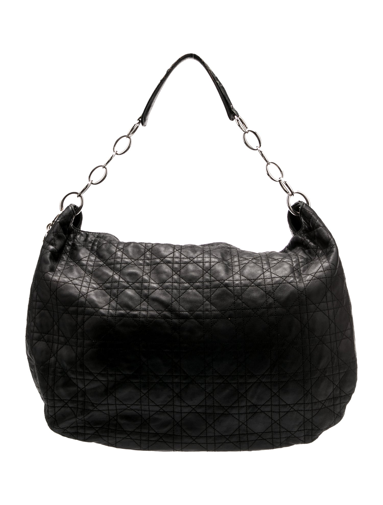 Christian Dior Cannage Hobo - Black Hobos, Handbags - CHR464778 | The ...
