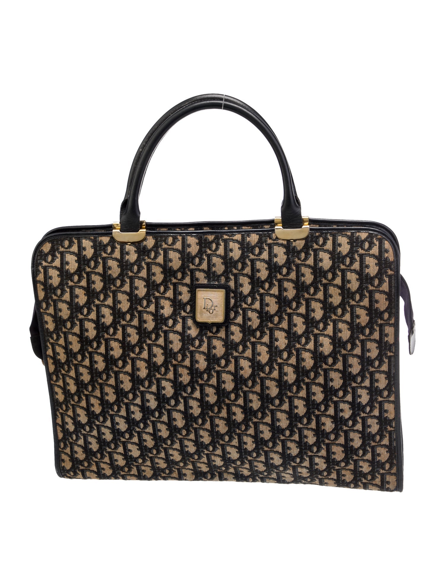 Christian Dior Diorissimo Briefcase Vintage - Blue Totes, Handbags ...