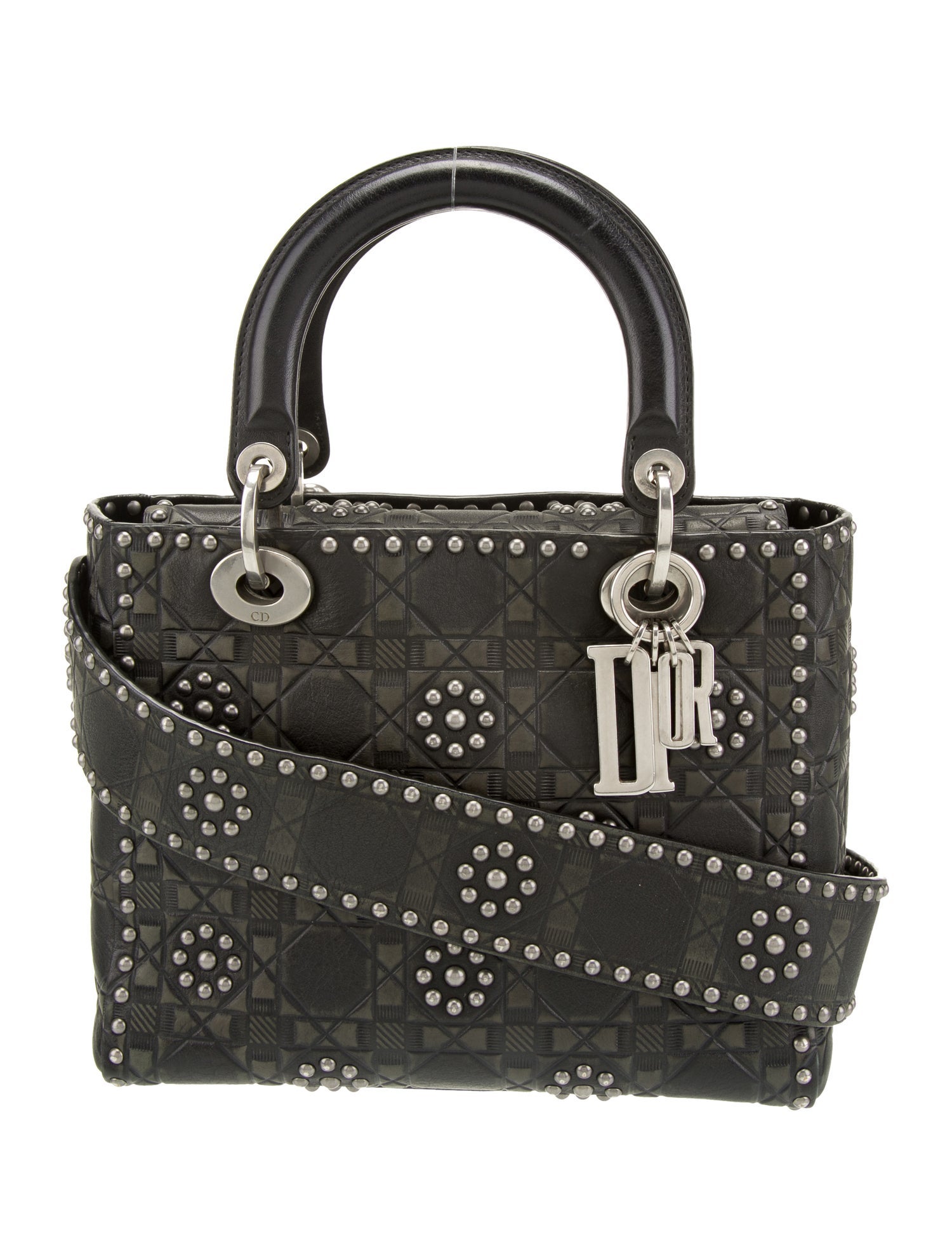 Christian Dior Mini Beaded Cannage Lady Dior - Handle Bags, Handbags ...