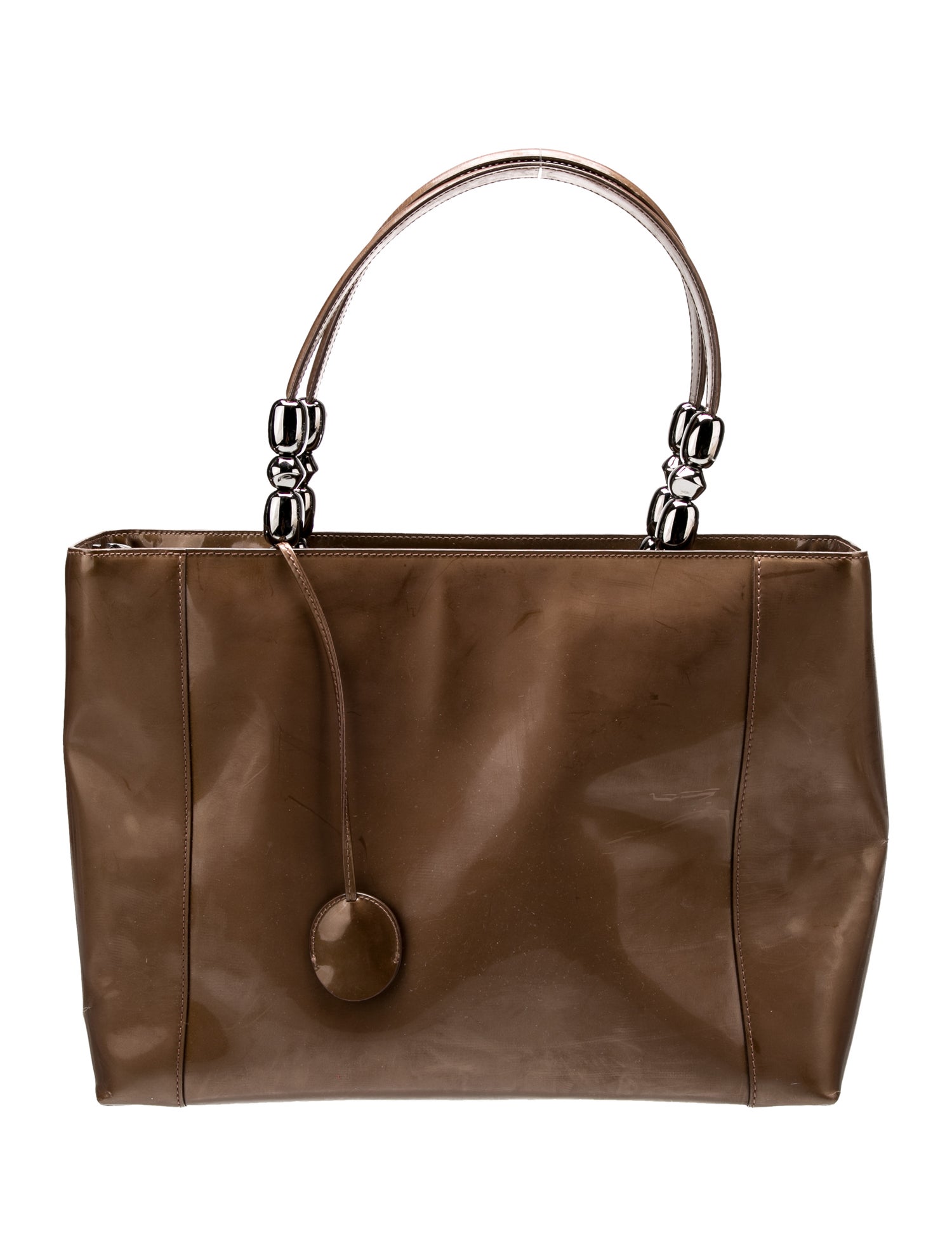Christian Dior Patent Leather Malice - Brown Totes, Handbags ...