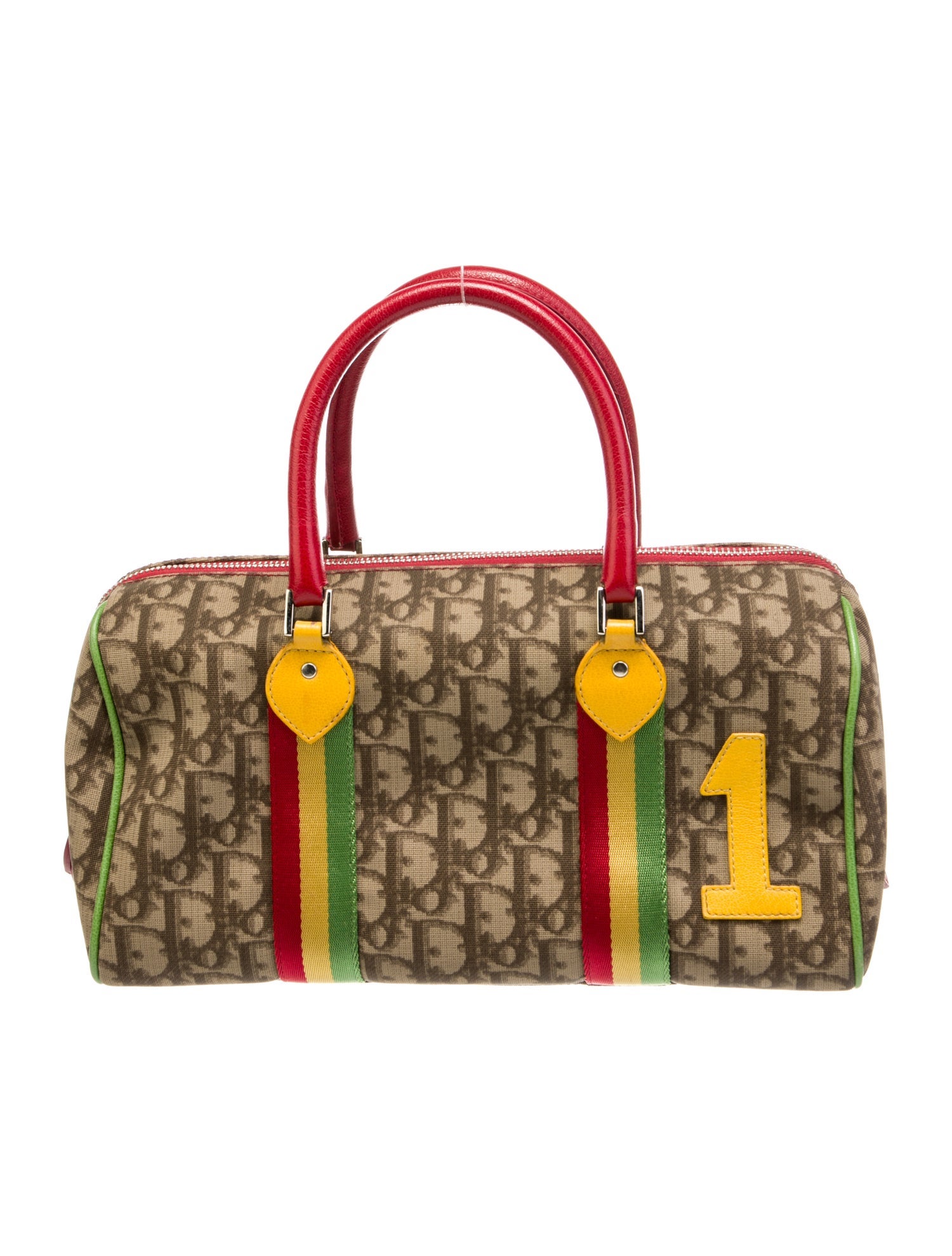 Christian Dior Diorissimo Rasta Boston - Brown Handle Bags, Handbags ...