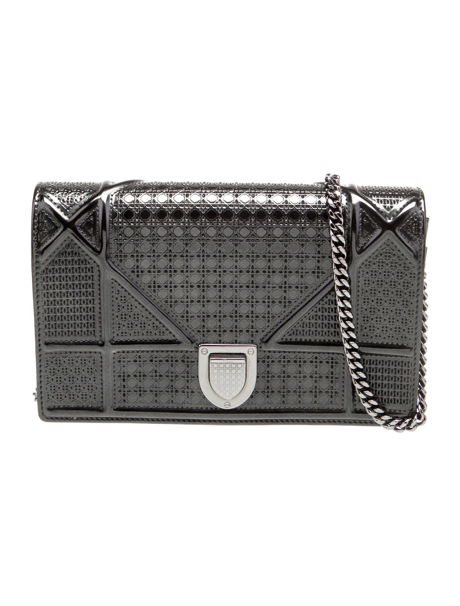 Christian Dior Cannage Diorama Small - Metallic Crossbody Bags ...