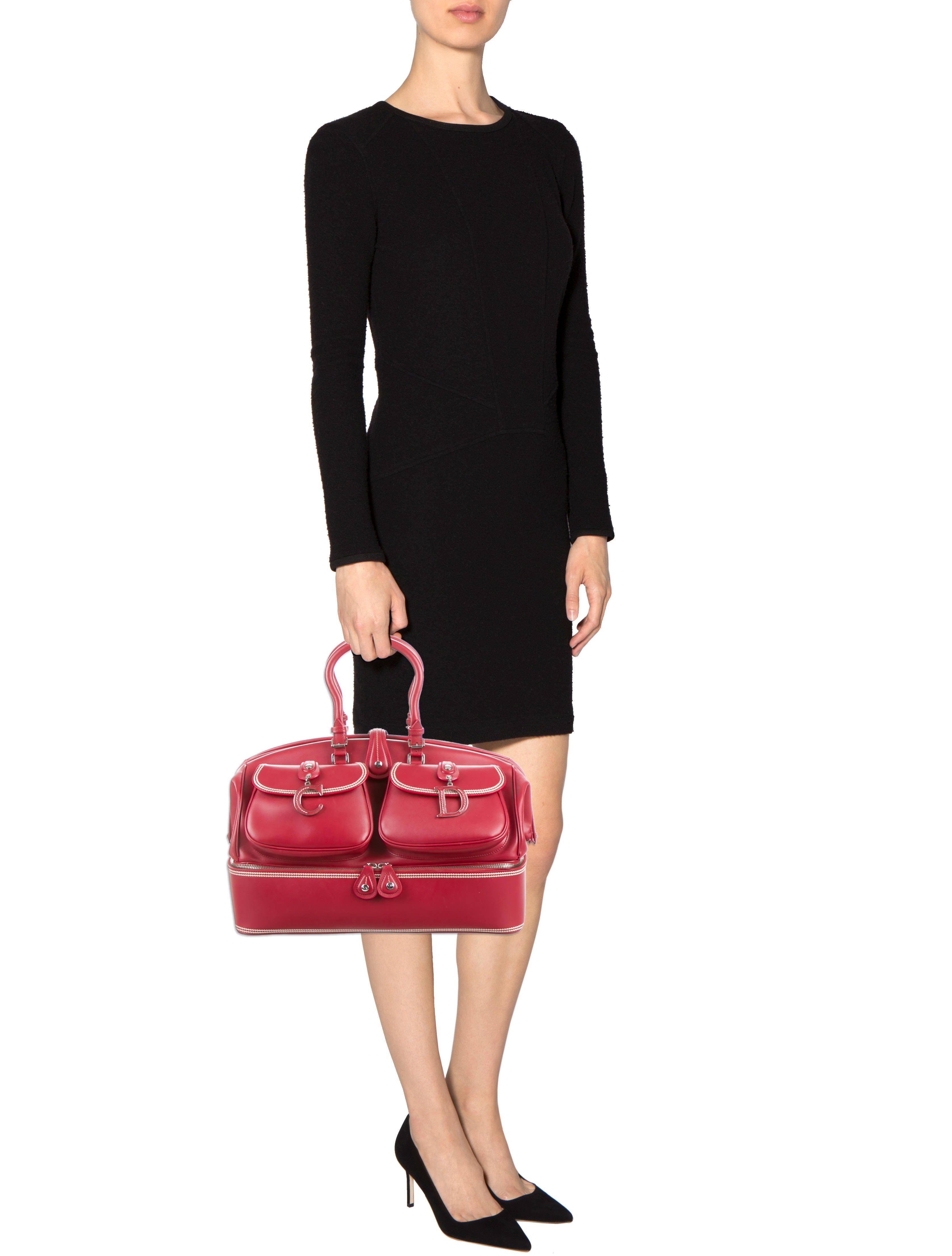 Christian Dior Large Detective Bag - Red Handle Bags, Handbags ...