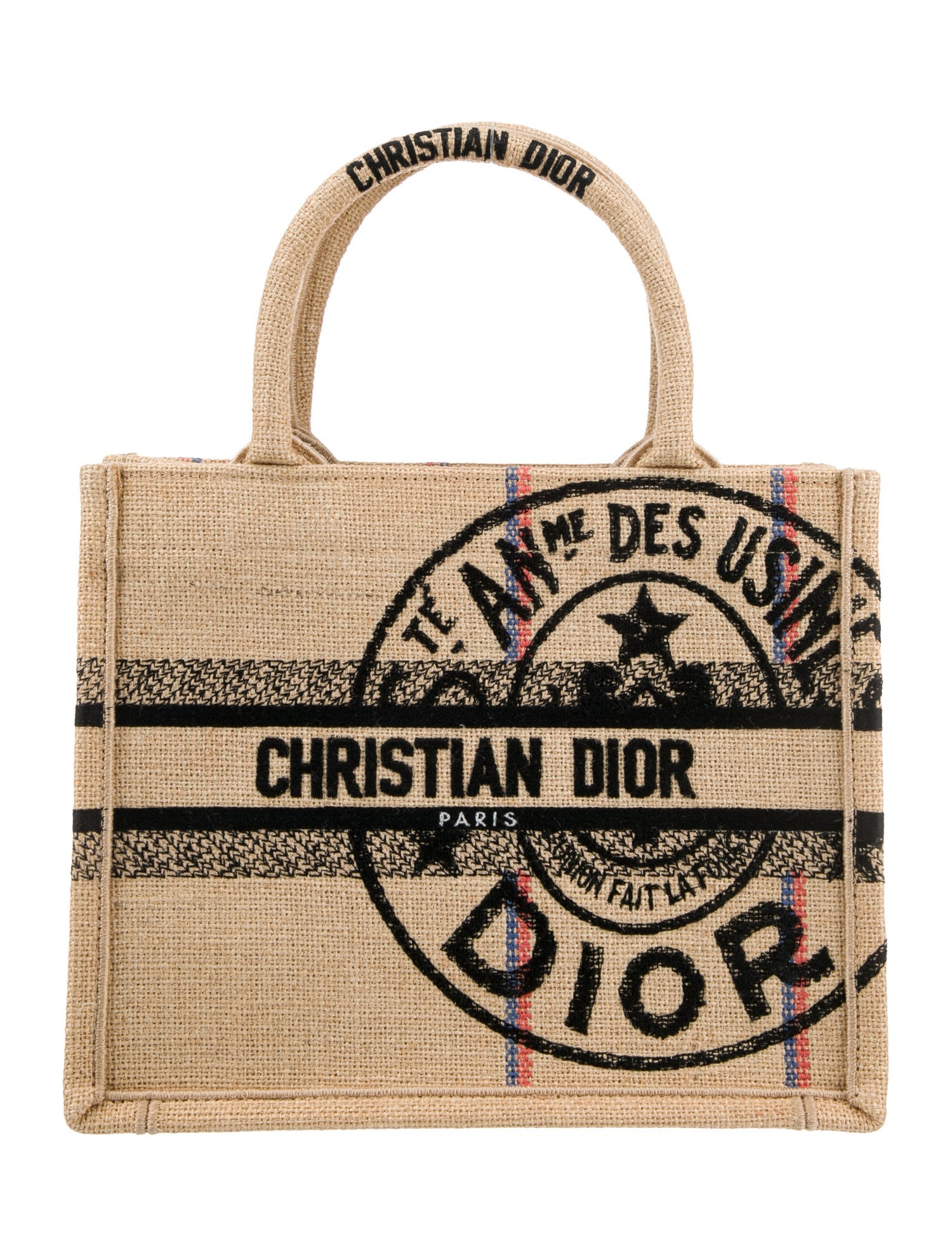Christian Dior Jute Book 2022 - Neutrals Totes, Handbags - CHR475900 ...
