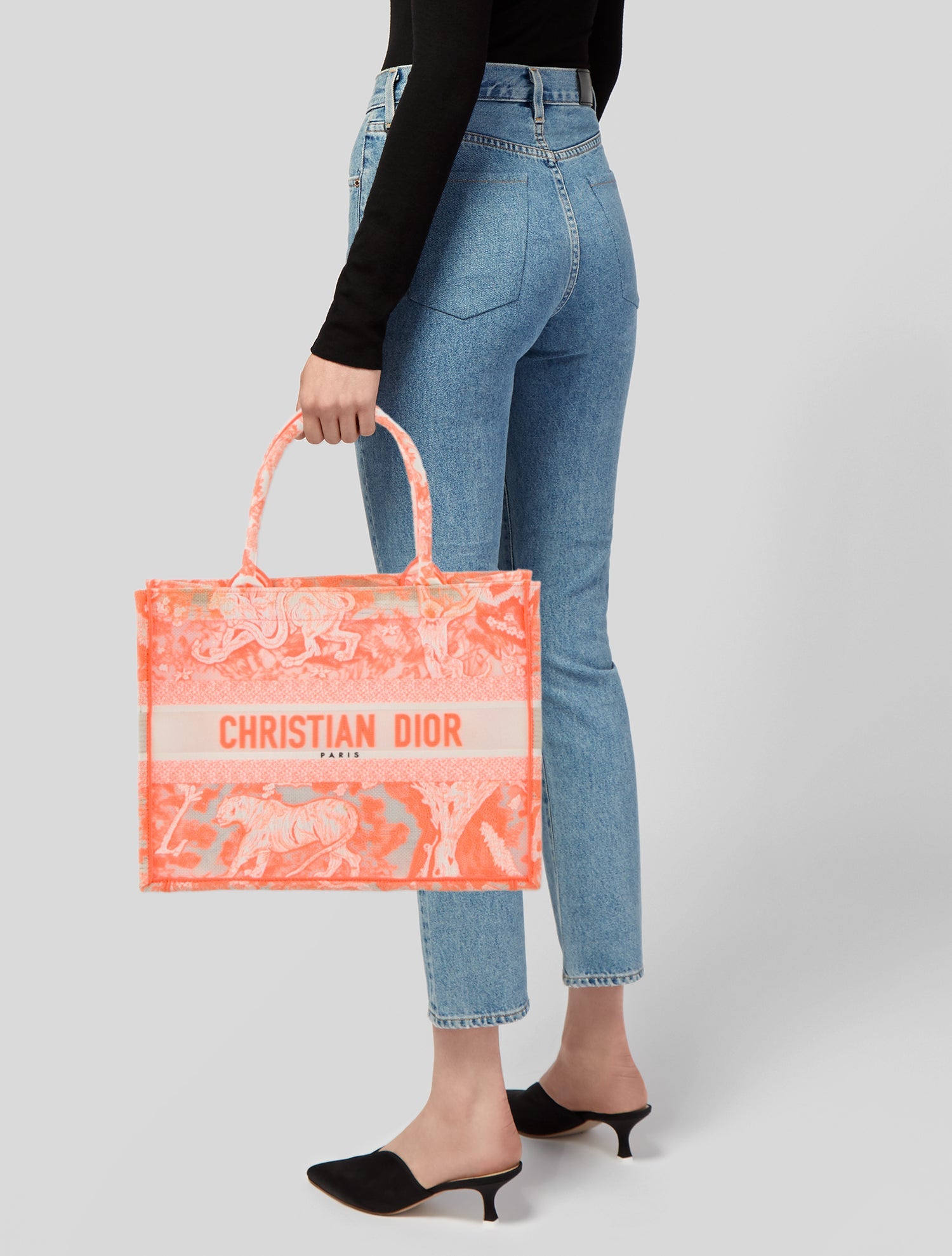 Christian Dior Canvas Book Medium - Pink Totes, Handbags - CHR485013 ...