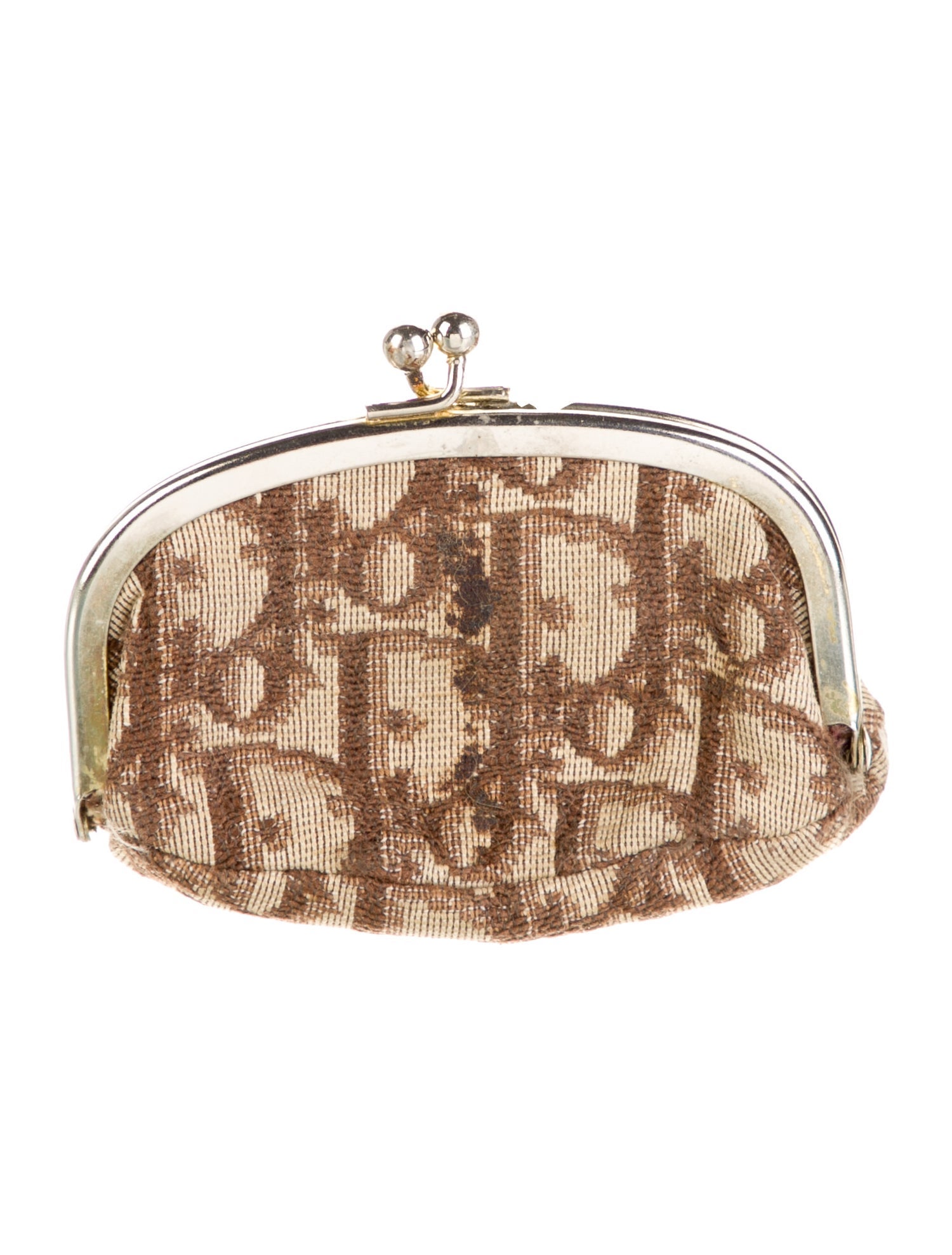 Christian Dior Vintage 1980's Coin Pouch - Brown Wallets, Accessories ...