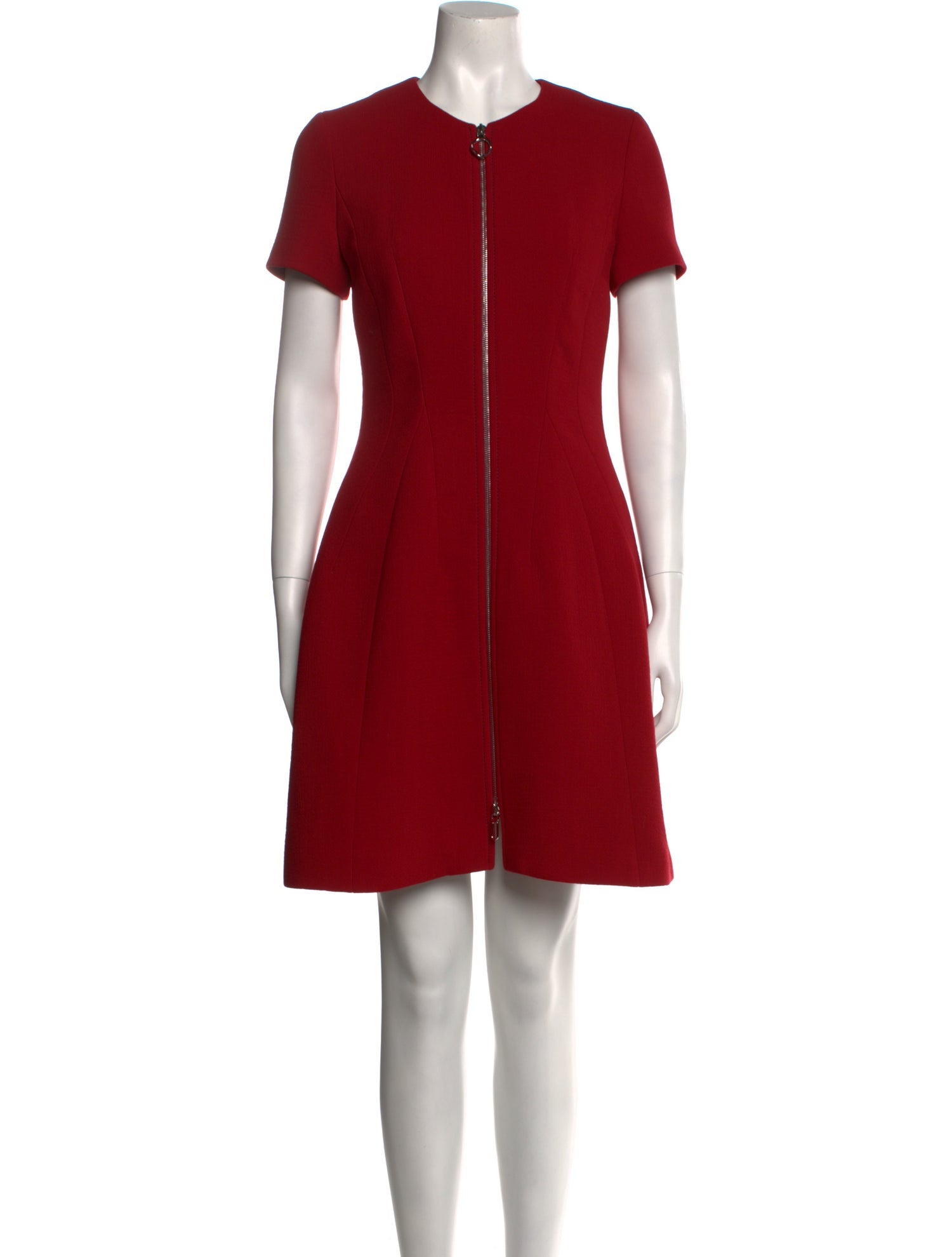 Christian Dior Wool Mini Dress - Red Dresses, Clothing - CHR484995 ...
