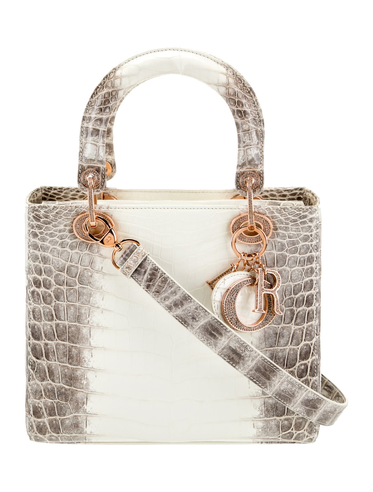 Christian Dior Crocodile Himalayan Crocodile Lady Dior Medium 2021 ...
