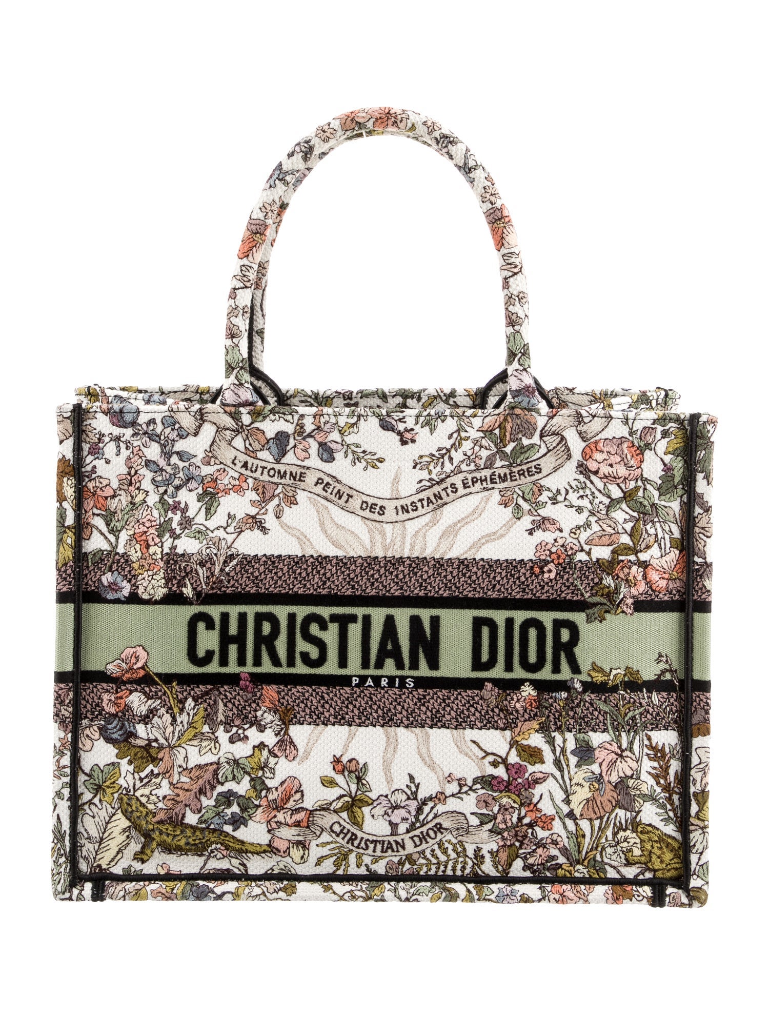 Christian Dior Canvas Book Medium 2024 - White Totes, Handbags ...