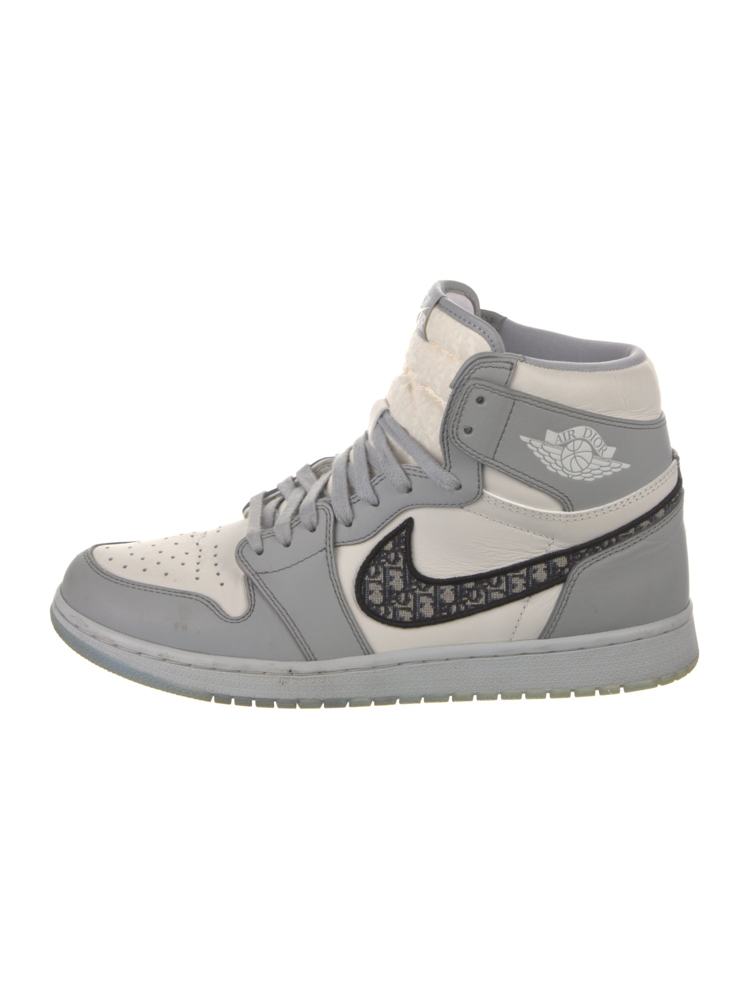 Air Dior Jordan 1 High Sneakers - Grey Sneakers, Shoes - CHR488164 ...