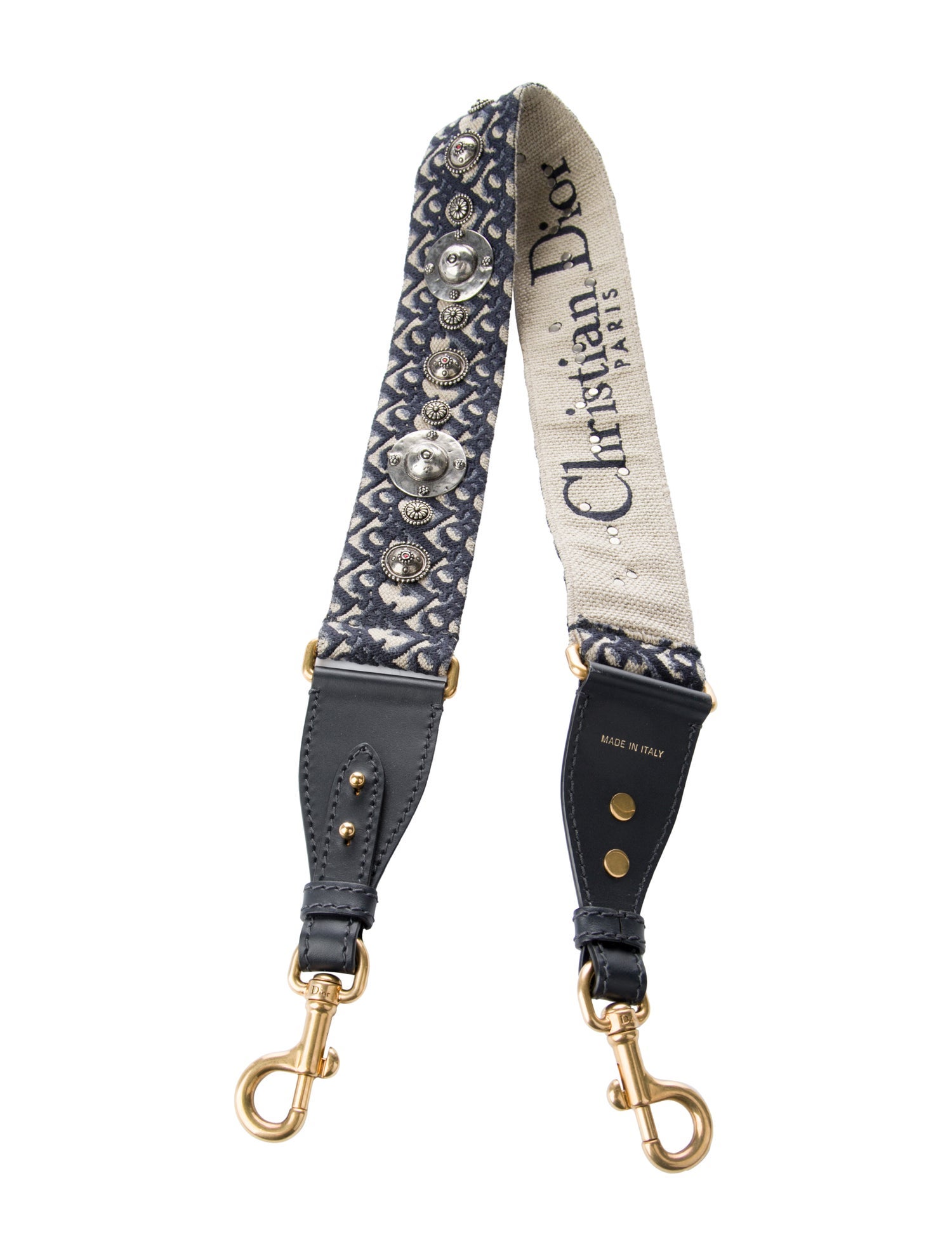 Christian Dior Studded Bag Strap - Blue Bag Accessories, Accessories ...