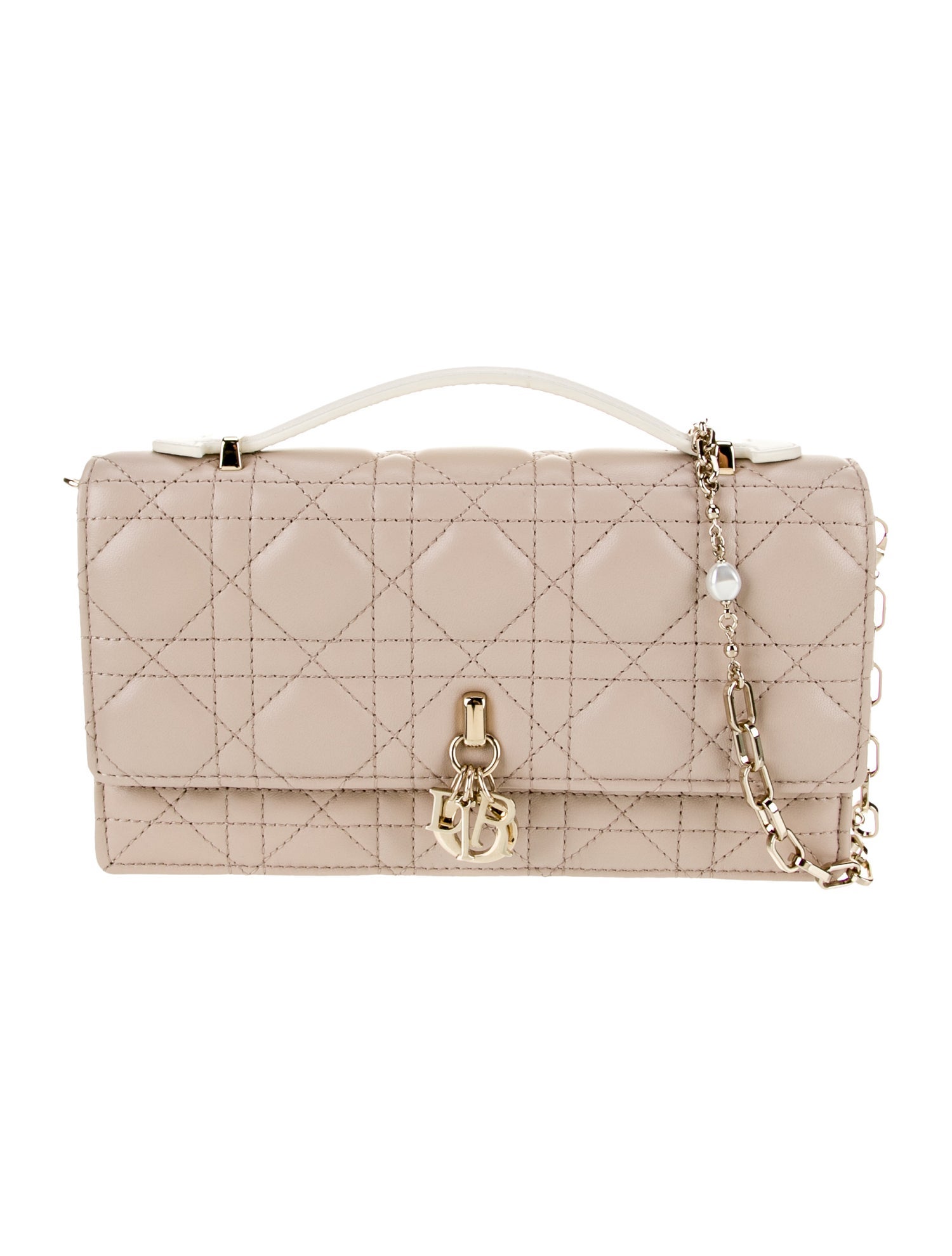Christian Dior Leather Miss Dior - Neutrals Clutches, Handbags ...