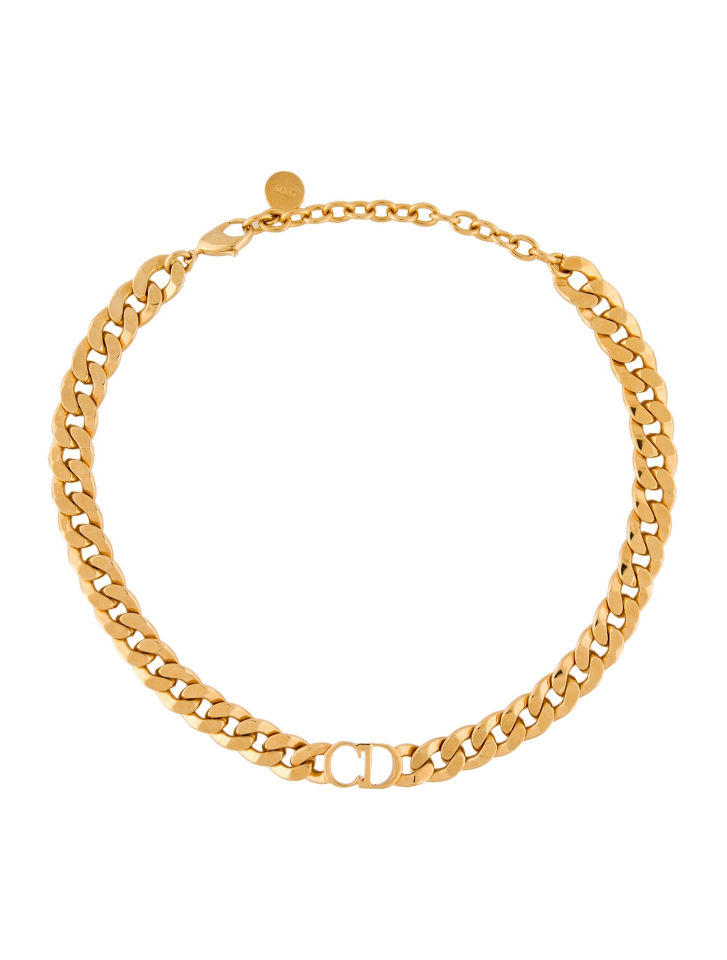Christian Dior Danseuse Étoile Choker Necklace - Gold-Plated Chain, Necklaces - CHR490270 | The ...